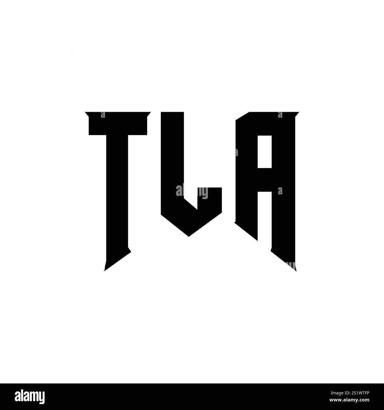 TLA letter logo design for technology company. TLA logo design black ...
