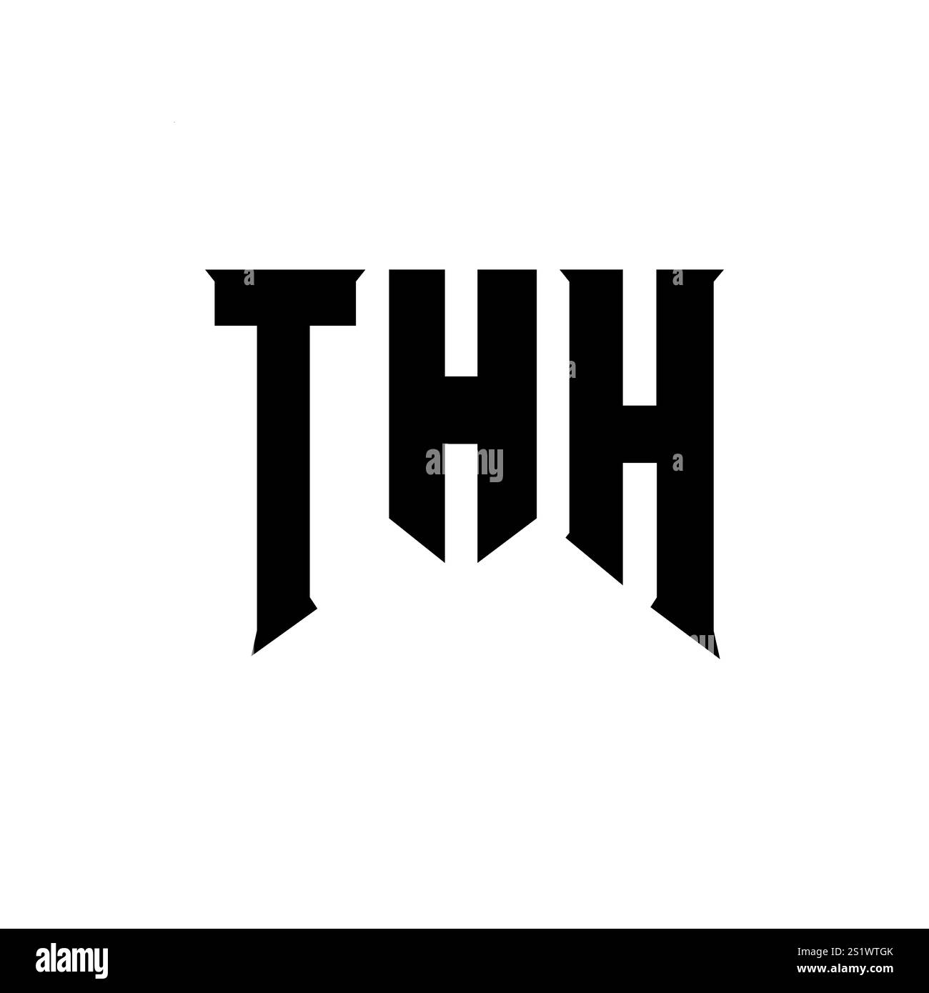 Thh logo design hi-res stock photography and images - Alamy