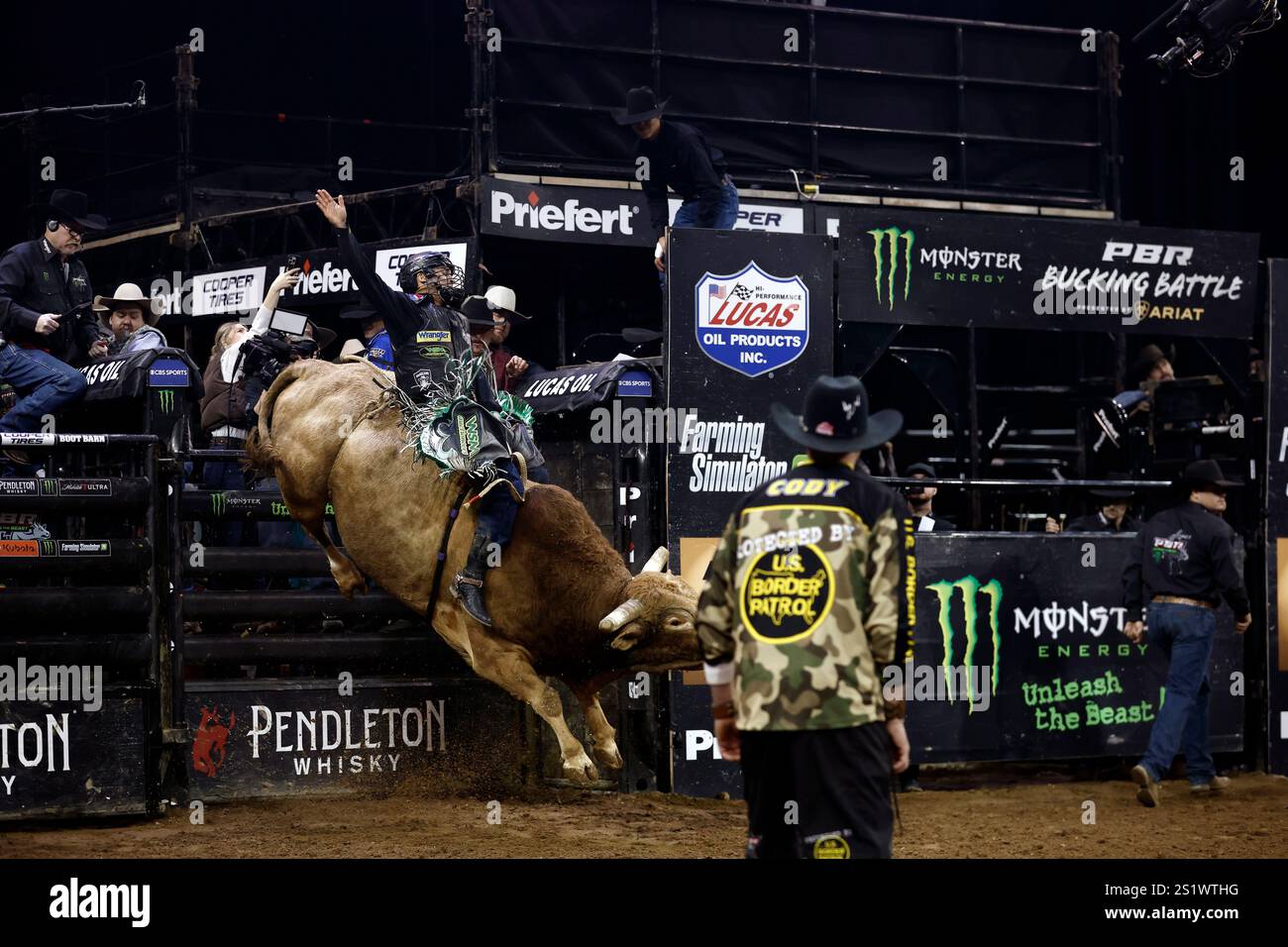 New York, USA. 04th Jan, 2025. Dalton Kasel rides during PBR's Unleash ...