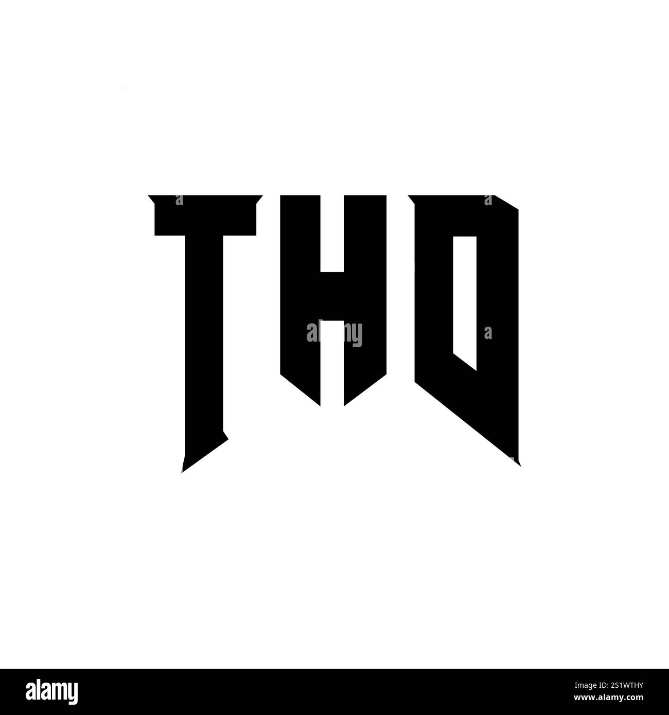 THD letter logo design for technology company. THD logo design black ...