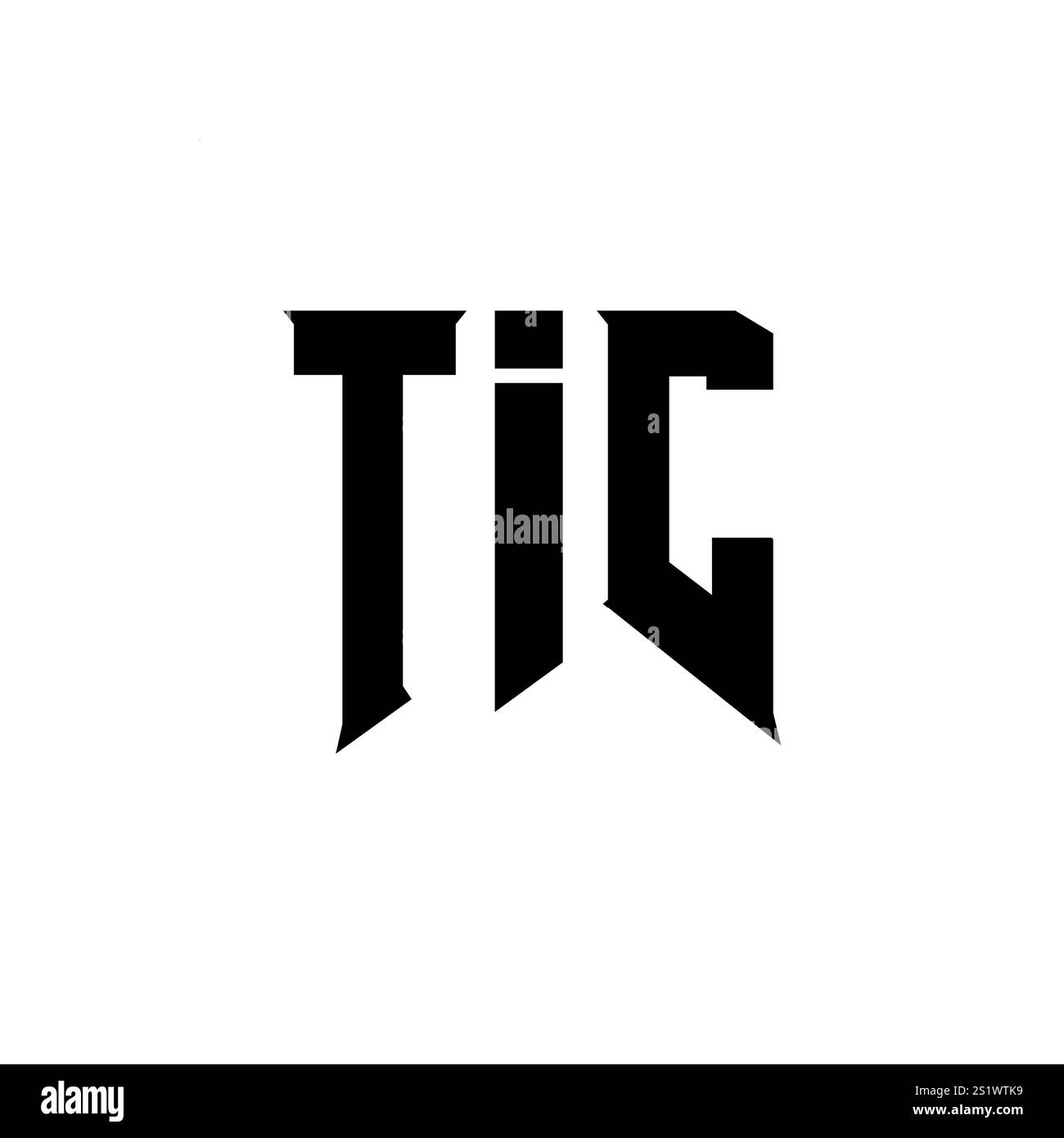 TIC letter logo design for technology company. TIC logo design black ...
