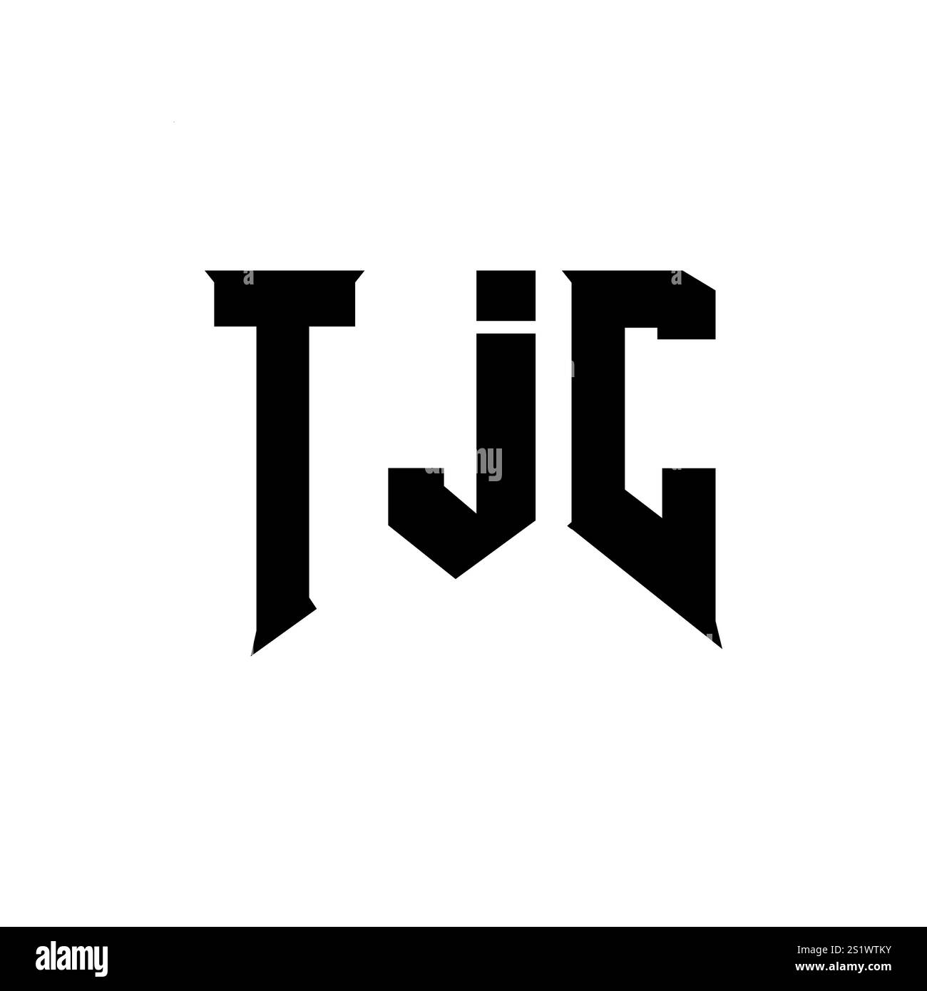 TJC letter logo design for technology company. TJC logo design black ...