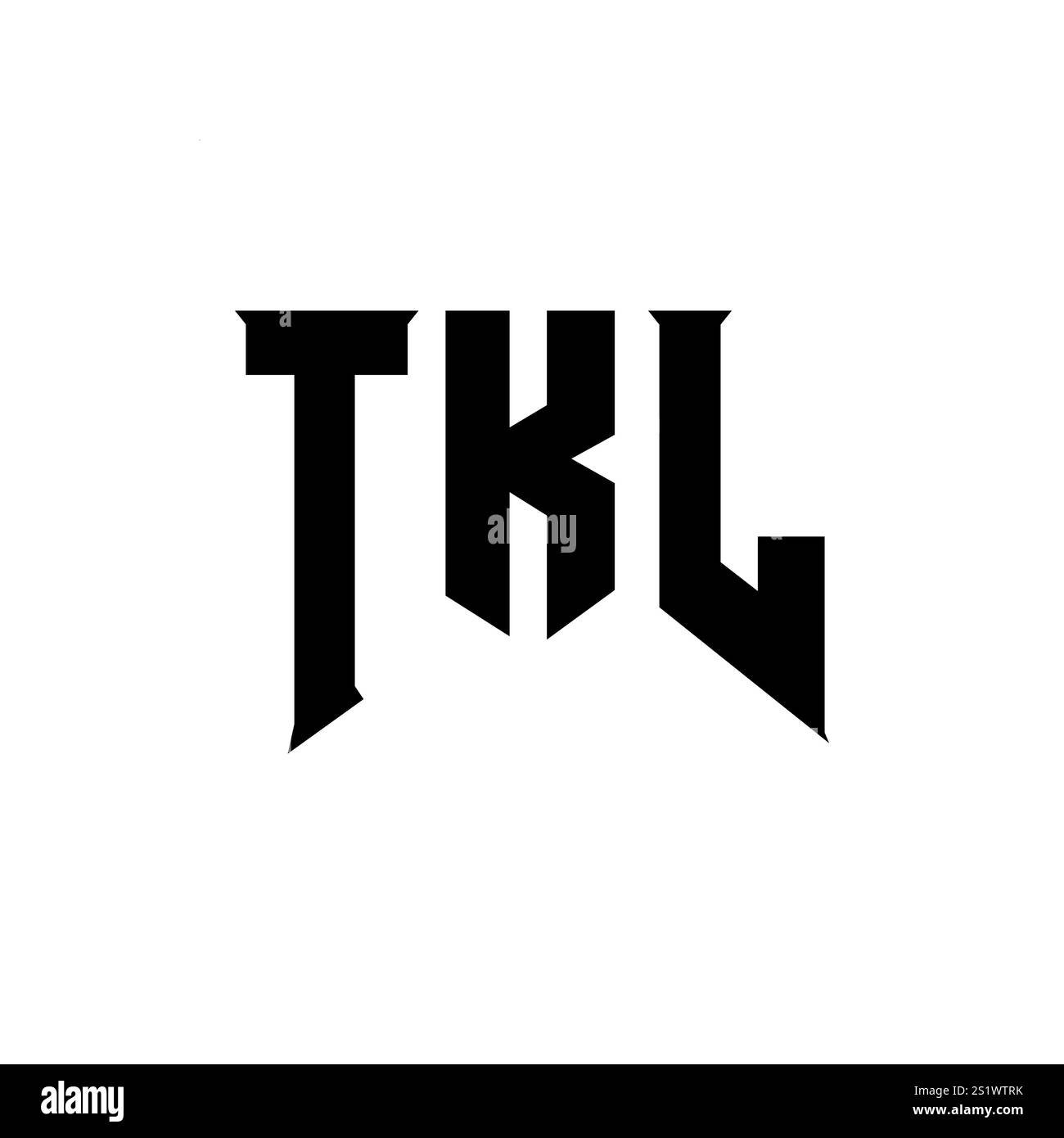 TKL letter logo design for technology company. TKL logo design black ...