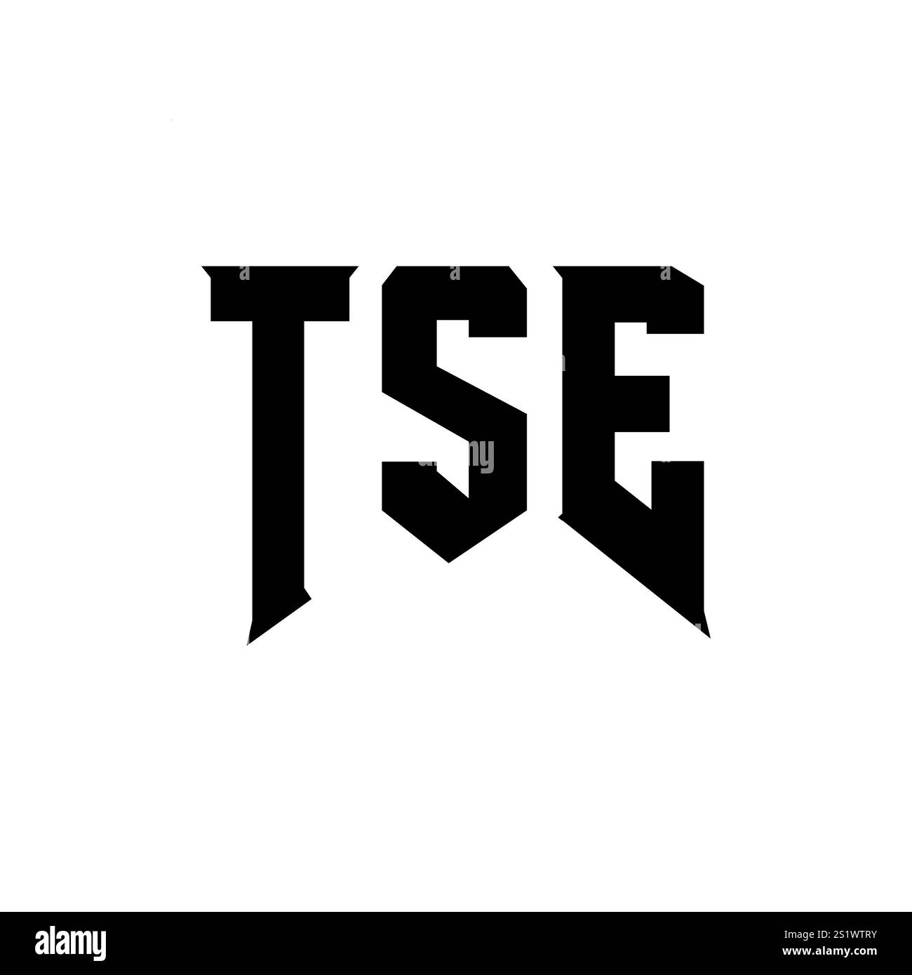 Tse logo design Stock Vector Images - Alamy