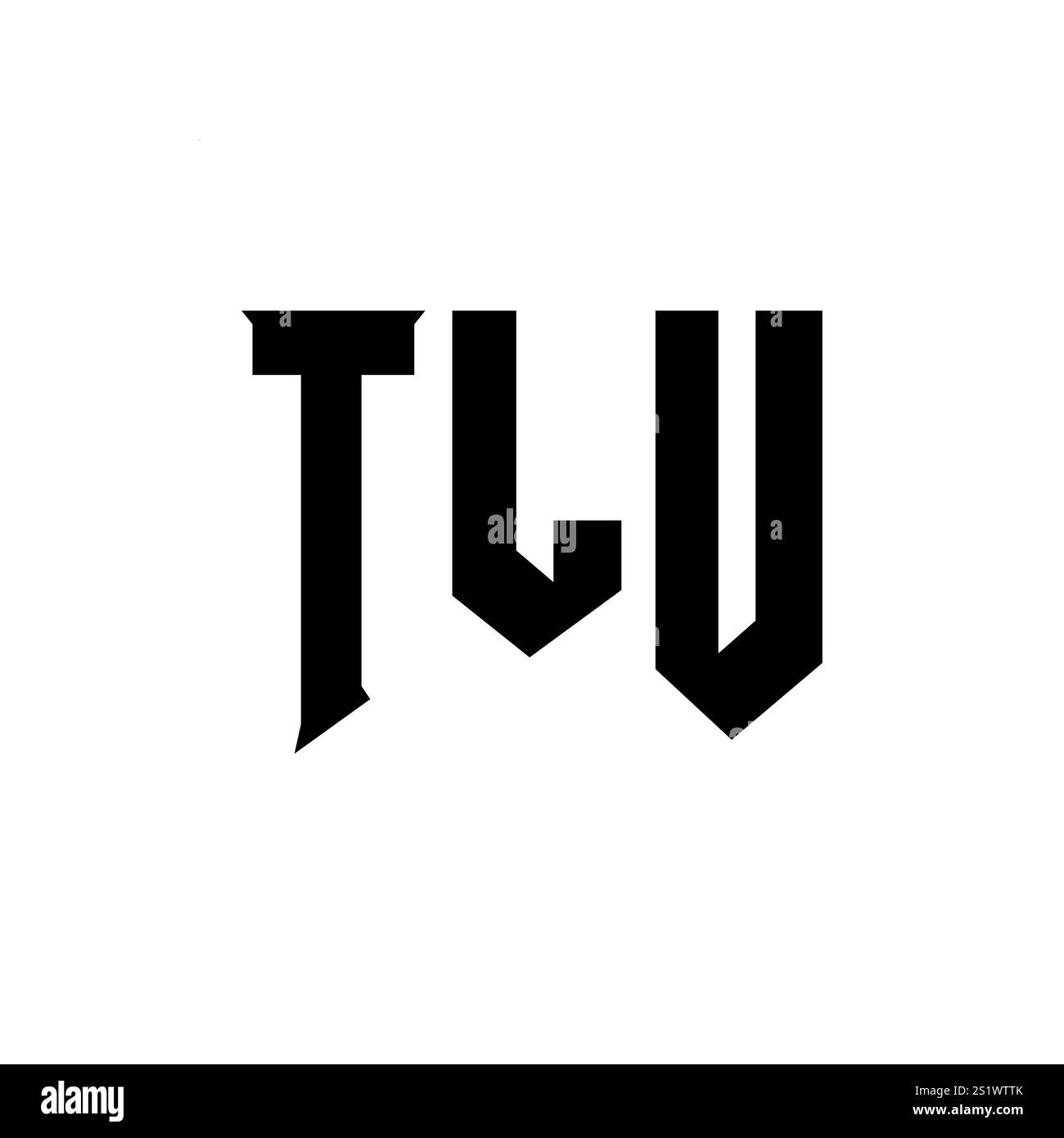 TLU letter logo design for technology company. TLU logo design black ...