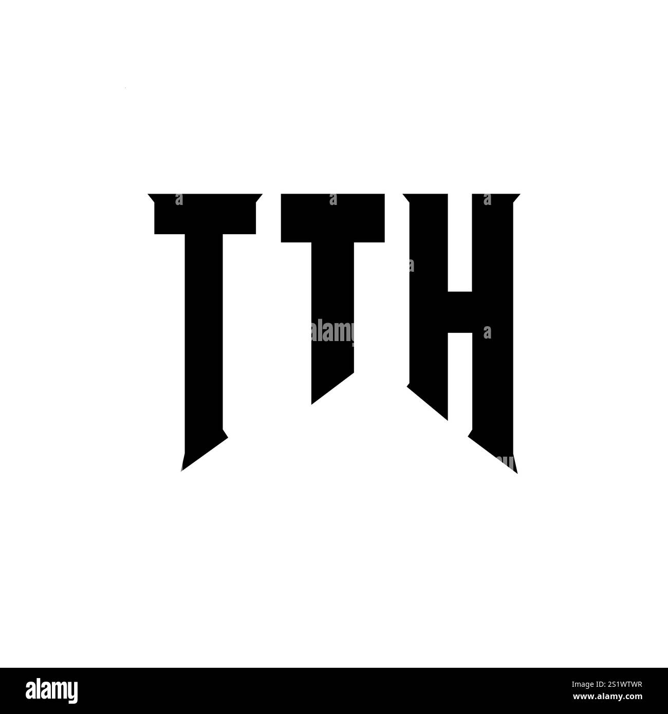 Tth logo design hi-res stock photography and images - Alamy