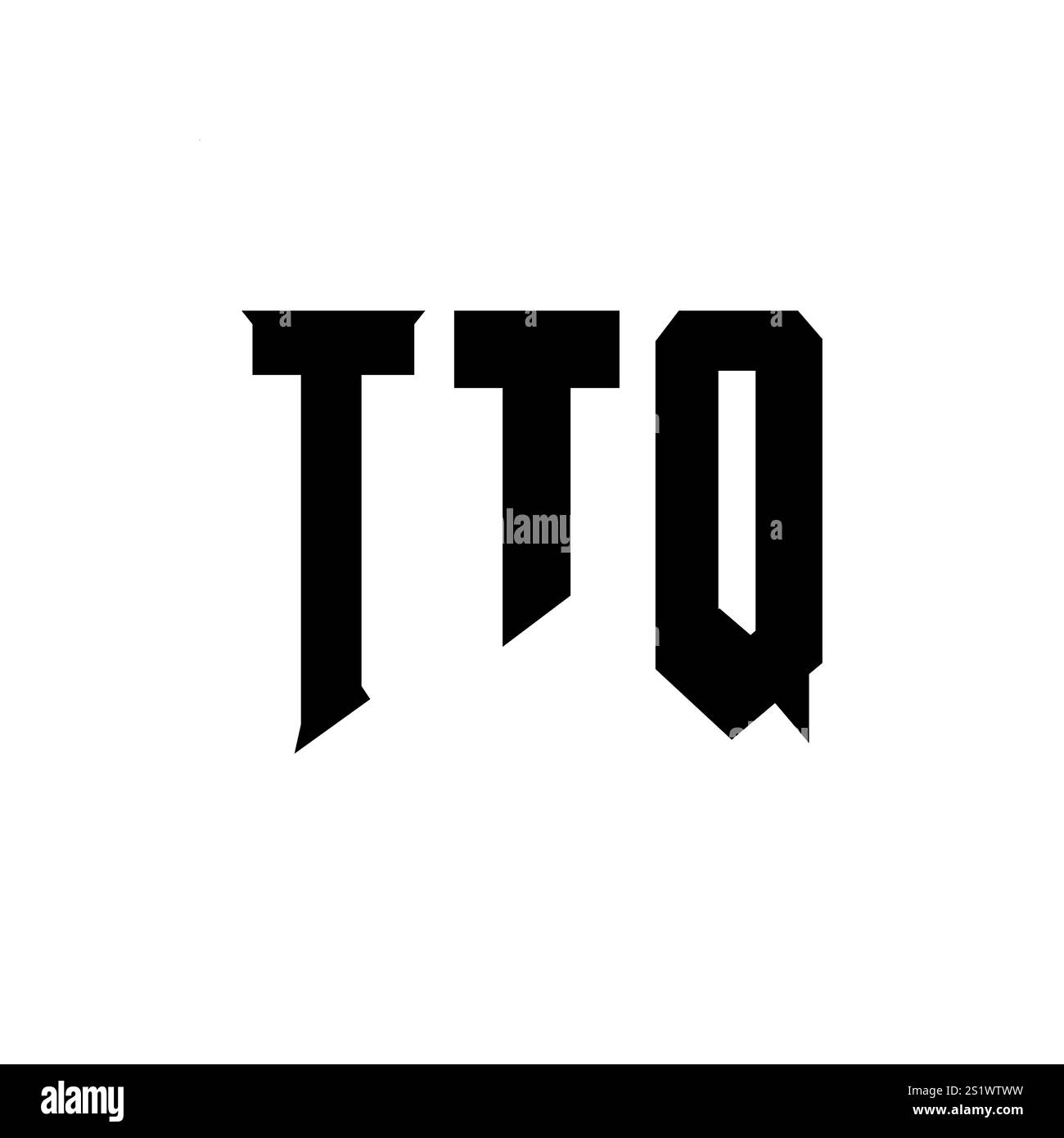 TTQ letter logo design for technology company. TTQ logo design black ...