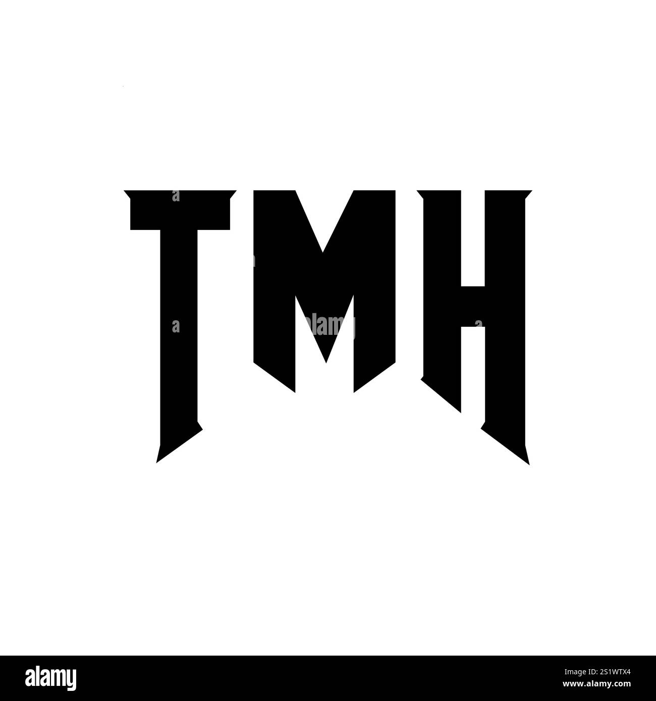 TMH letter logo design for technology company. TMH logo design black ...