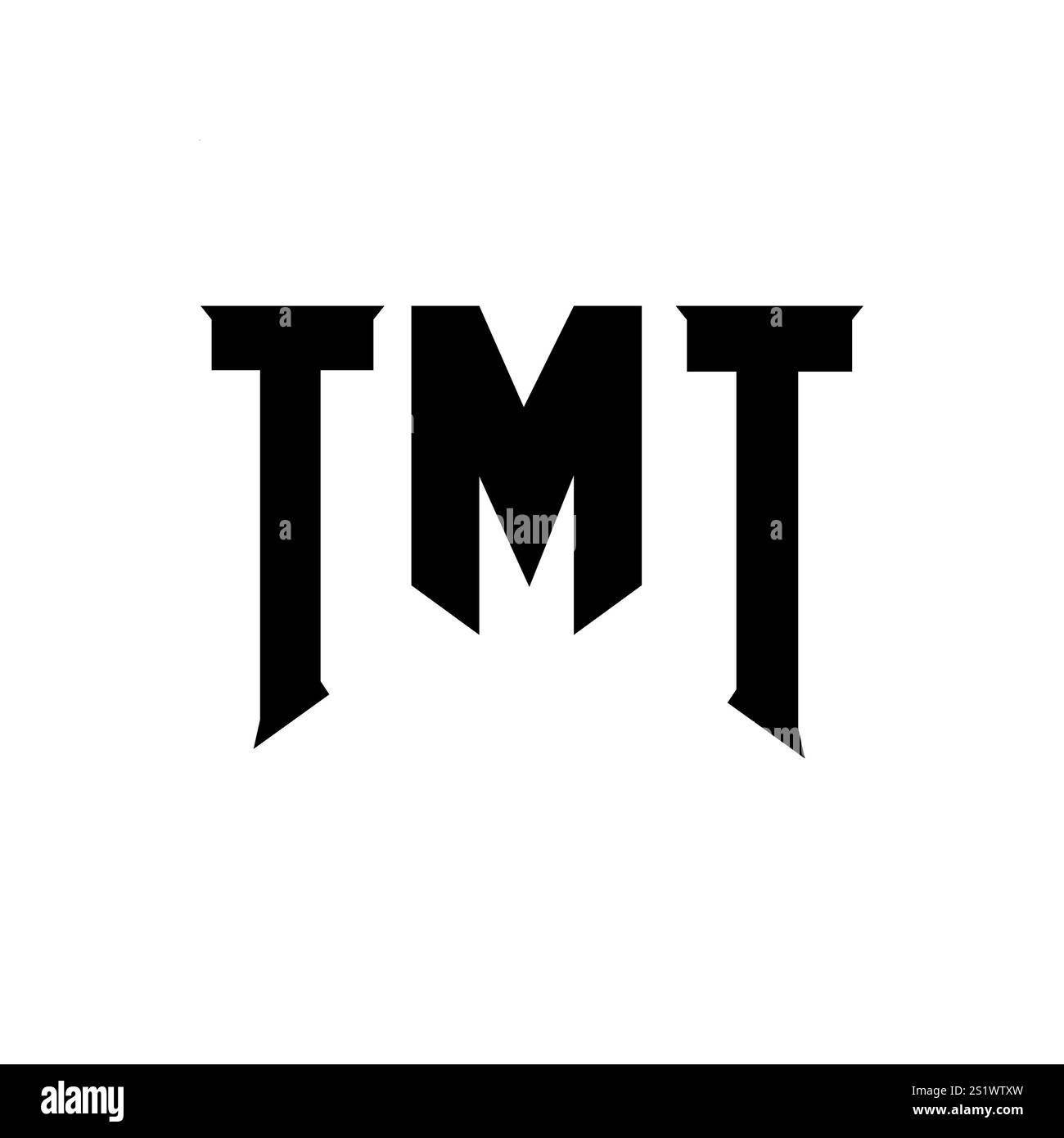 Tmt Letter Logo Design For Technology Company Tmt Logo Design Black And White Color Combination