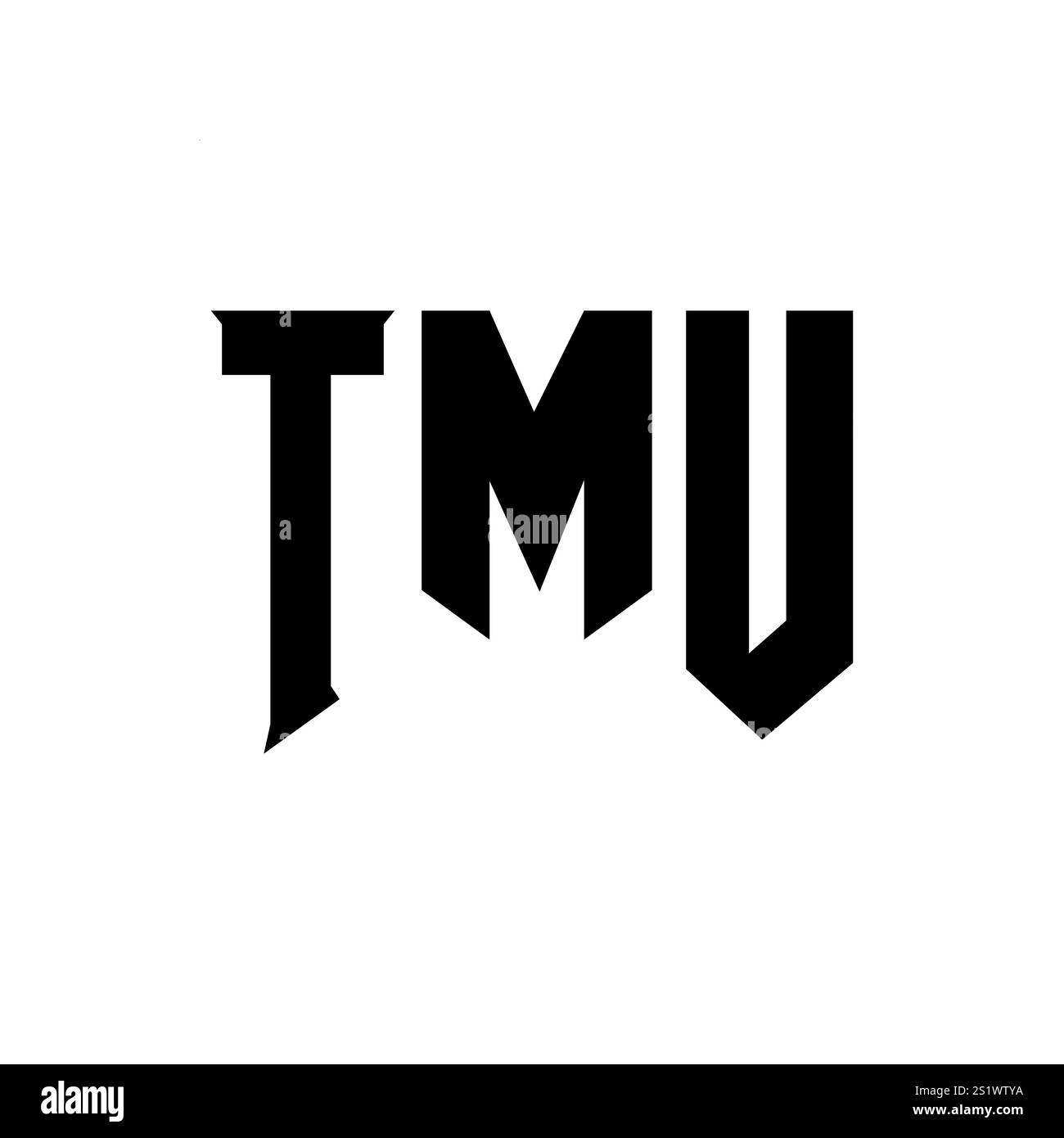TMU letter logo design for technology company. TMU logo design black ...