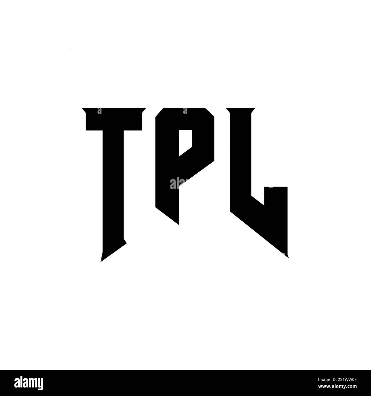 Tpl logo design Stock Vector Images - Alamy