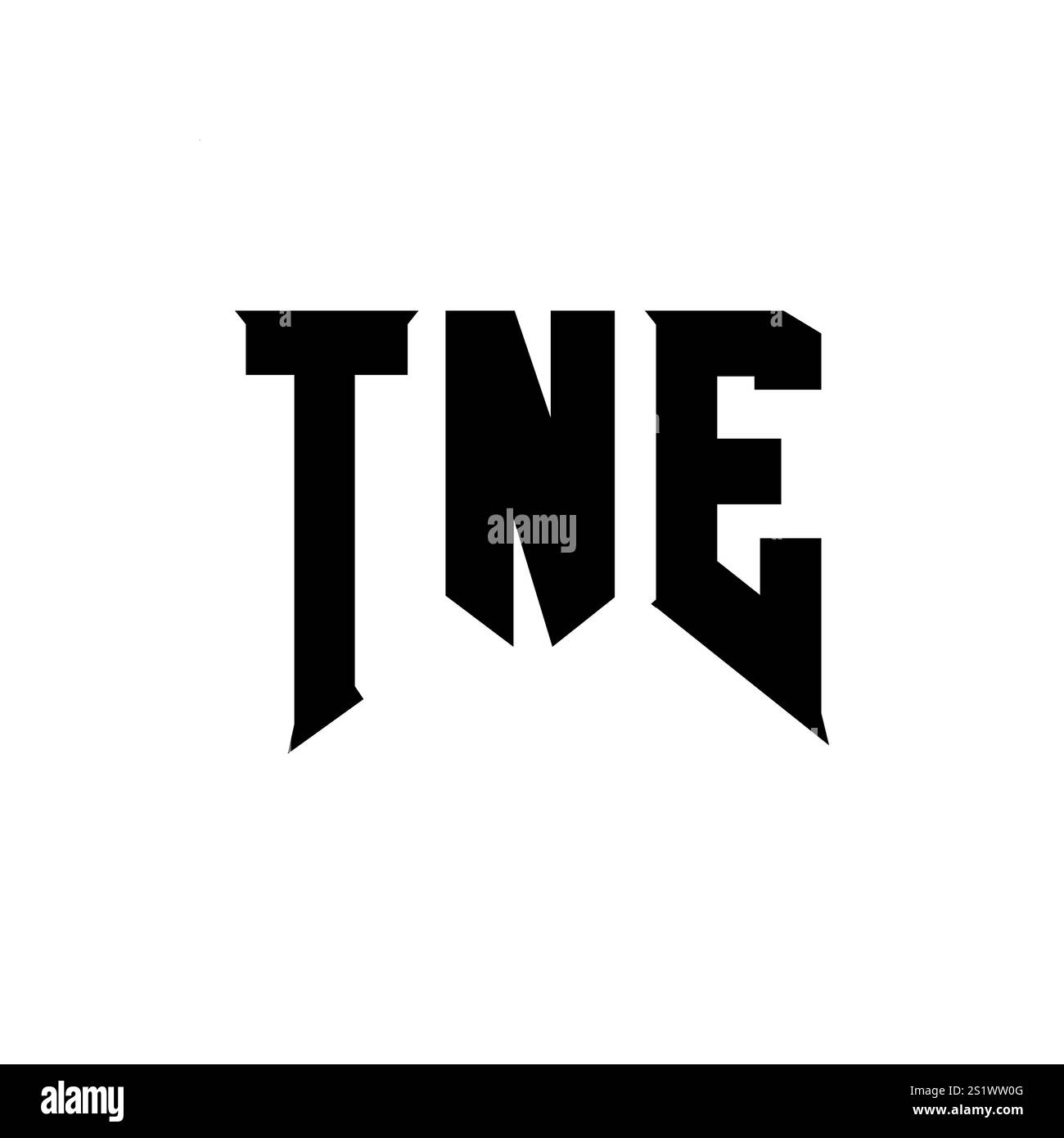 TNE letter logo design for technology company. TNE logo design black ...