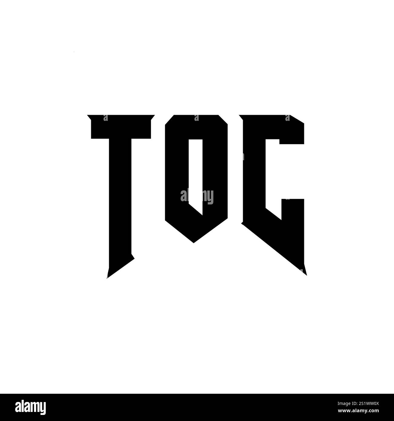 Toc logo design hi-res stock photography and images - Alamy