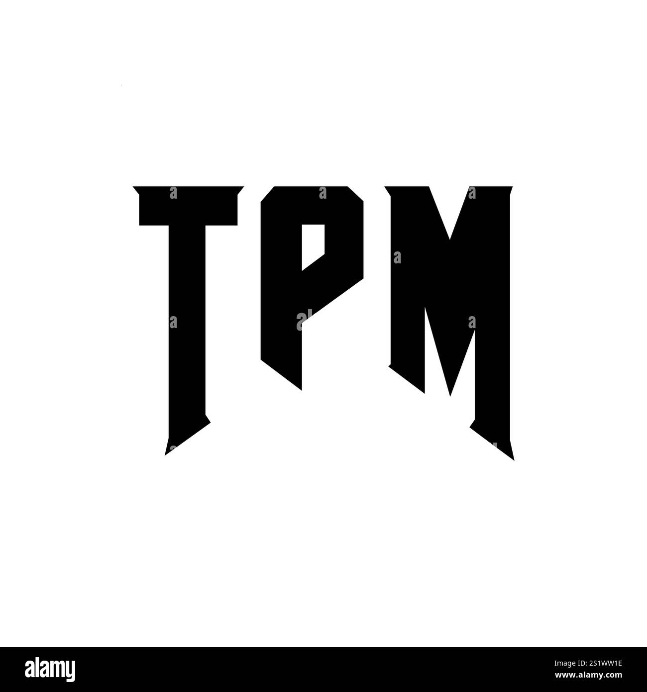 TPM letter logo design for technology company. TPM logo design black ...