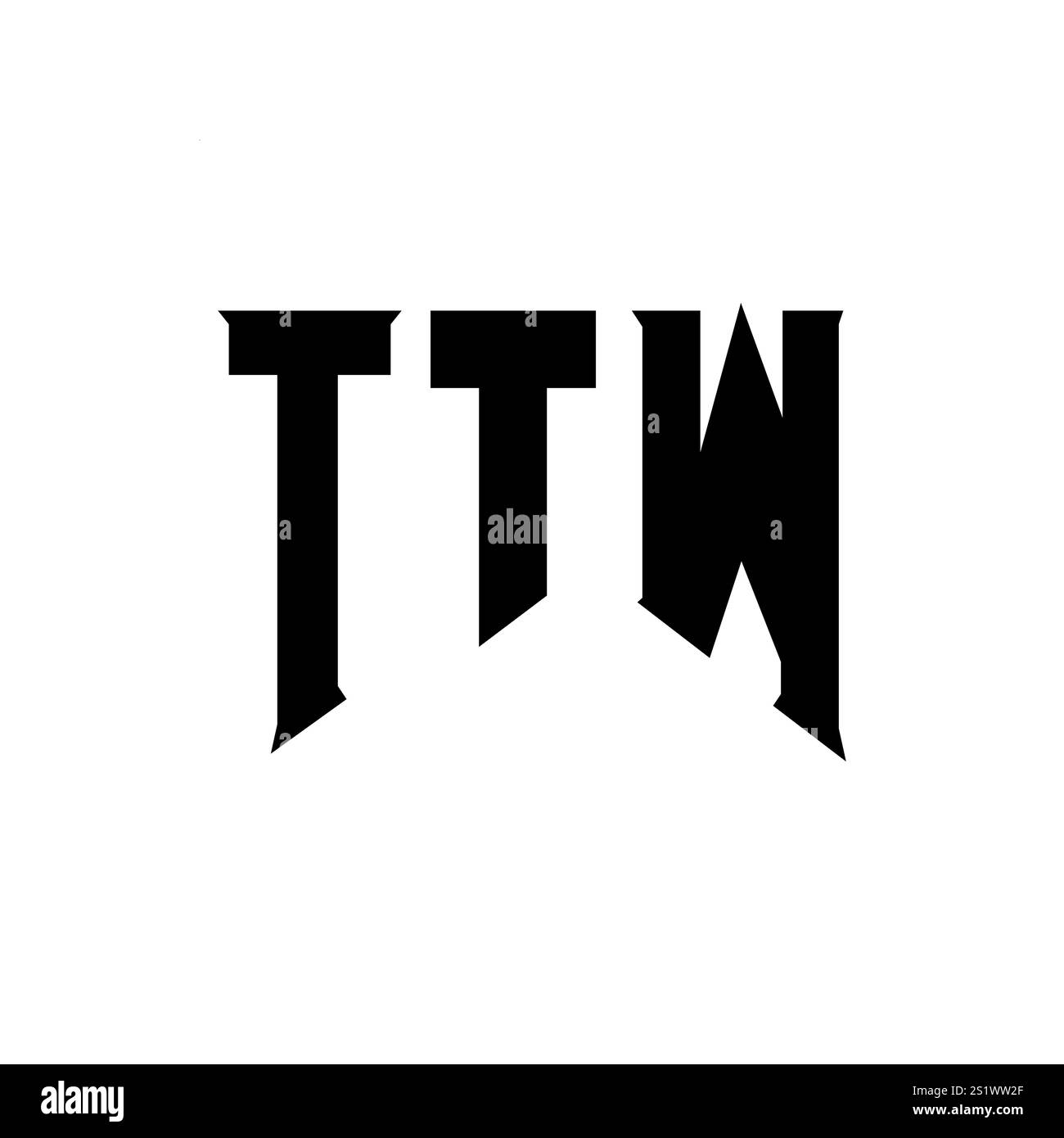 Ttw logo design hi-res stock photography and images - Alamy
