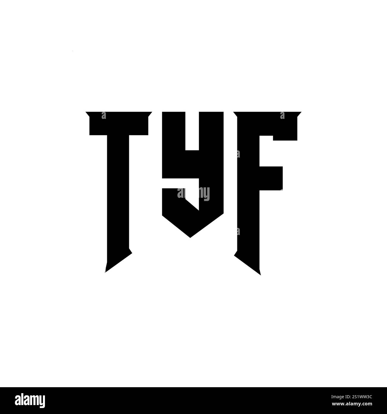 Tyf logo design hi-res stock photography and images - Alamy