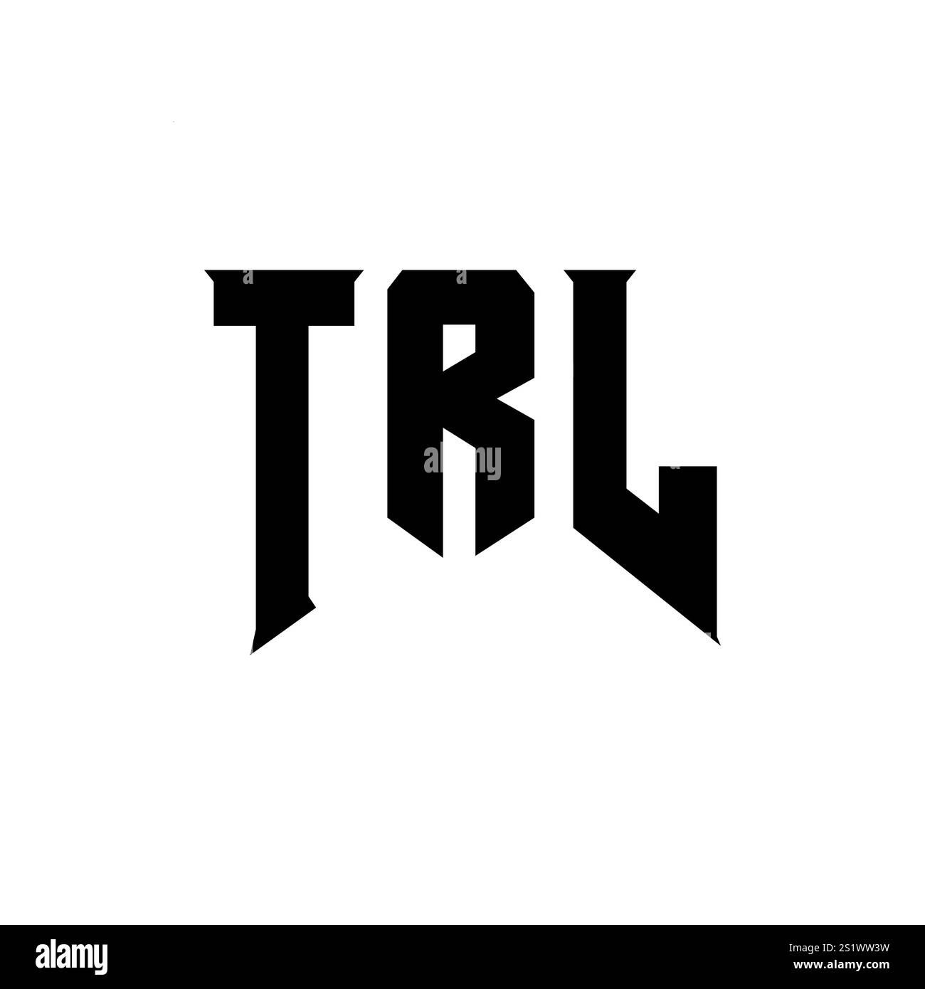 TRL letter logo design for technology company. TRL logo design black ...