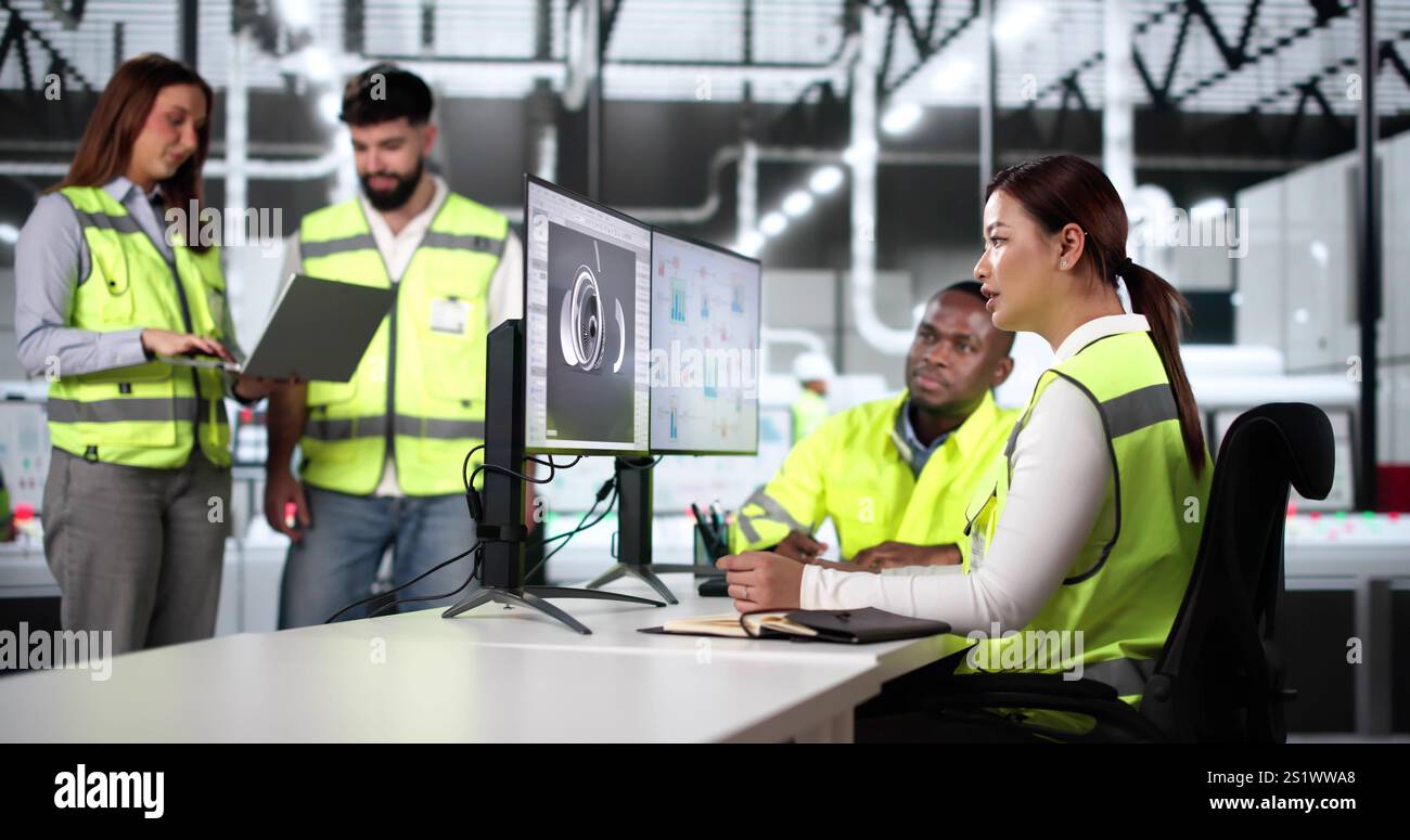 Automation semiconductor manufacturing 3d hi-res stock photography and ...