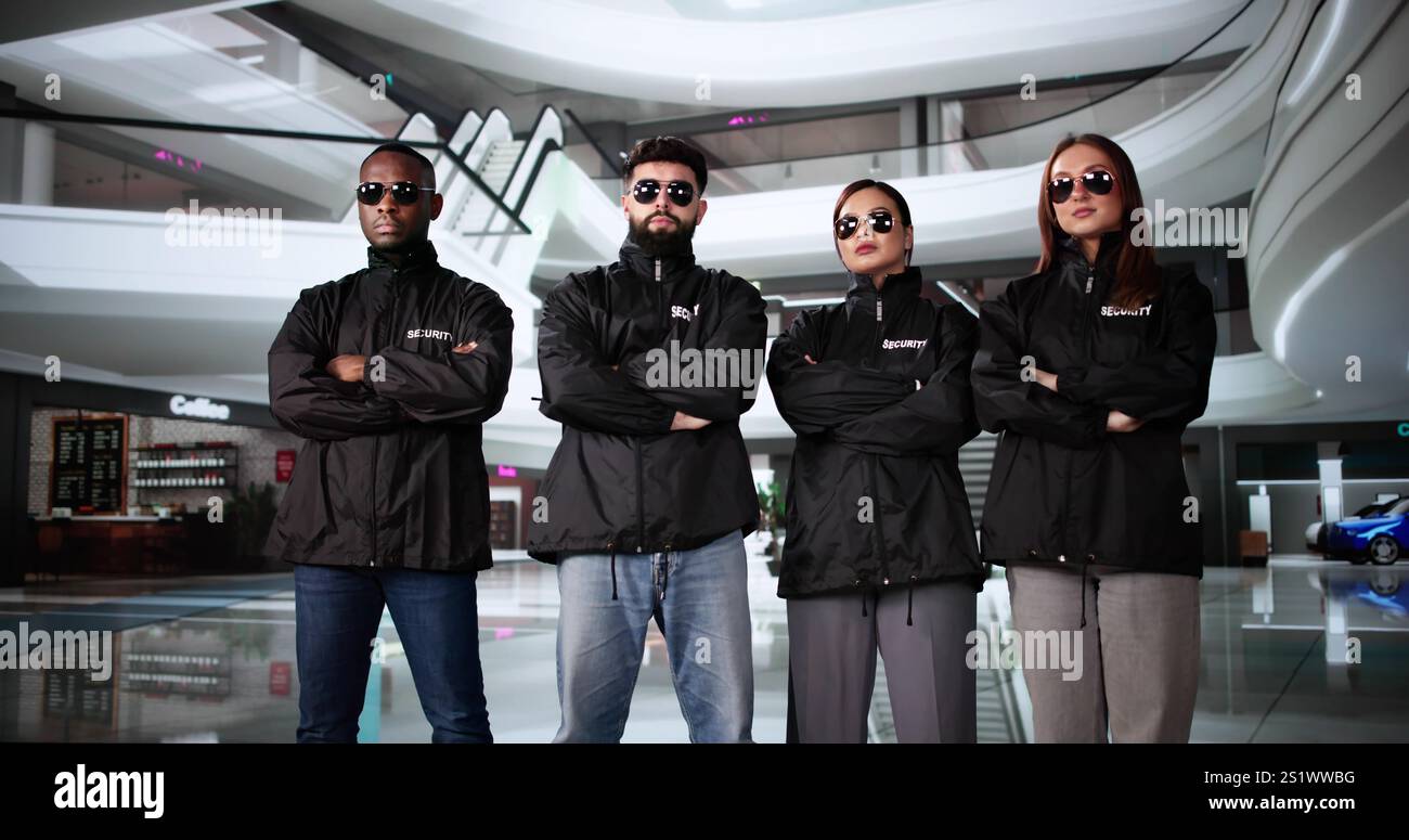 Security guard team hi-res stock photography and images - Alamy