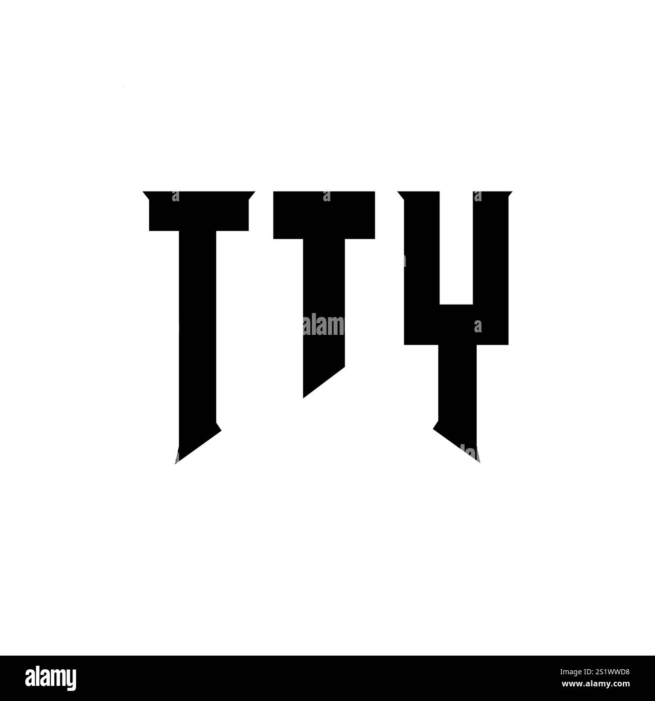 Tty logo design hi-res stock photography and images - Alamy