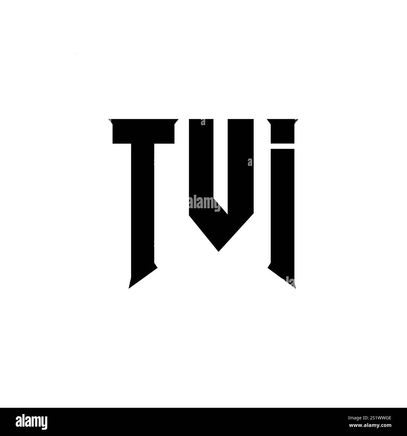 TVI letter logo design for technology company. TVI logo design black ...