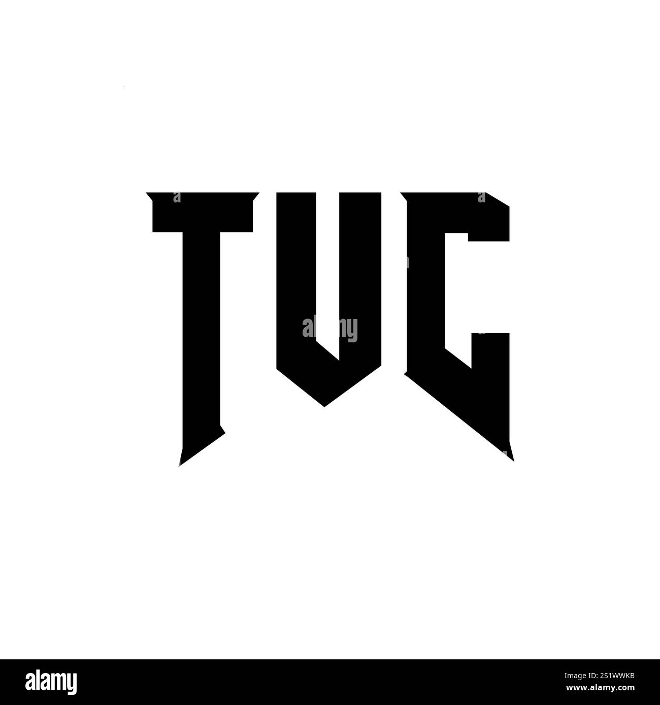 TUC letter logo design for technology company. TUC logo design black ...