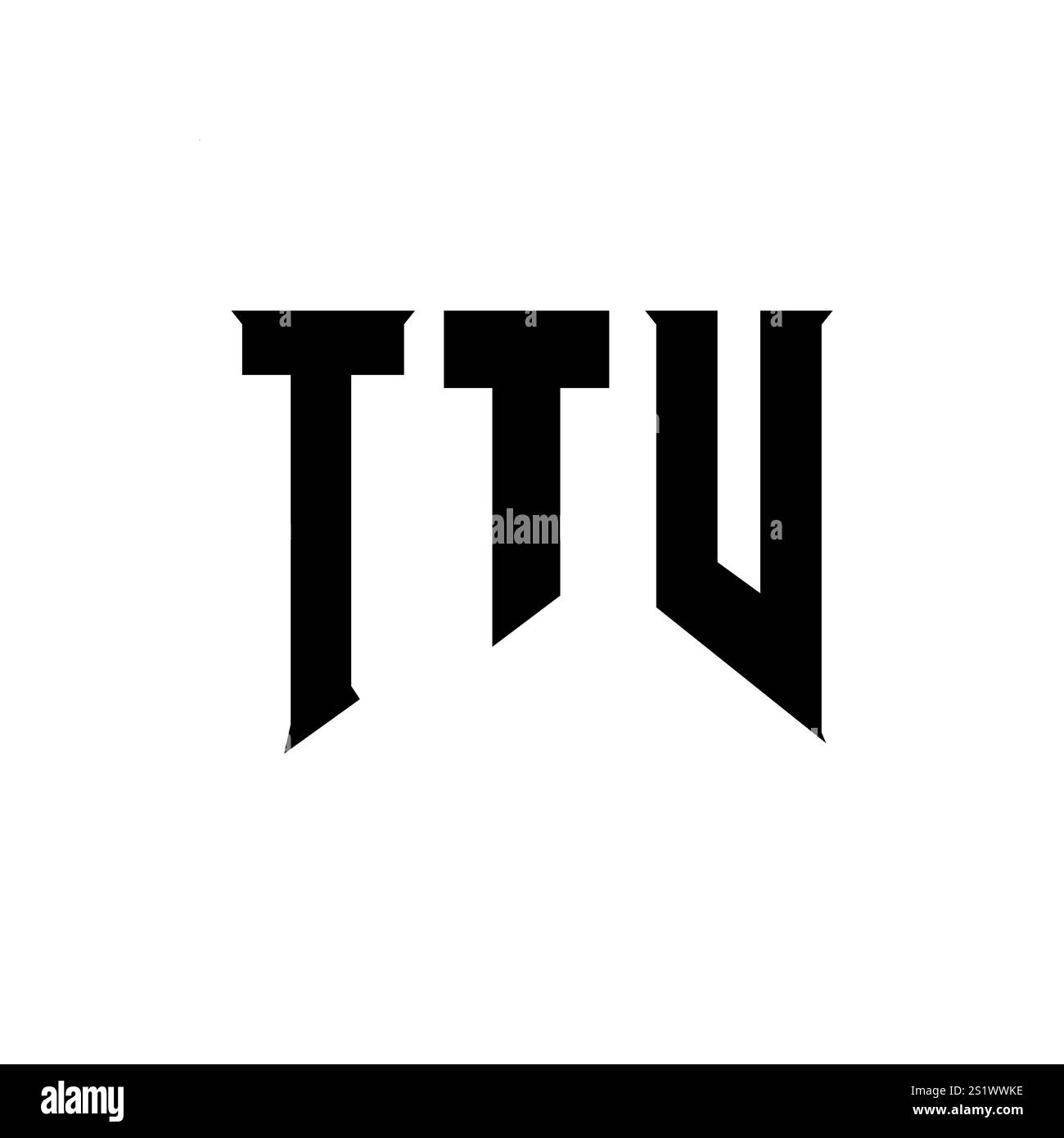 TTV letter logo design for technology company. TTV logo design black ...