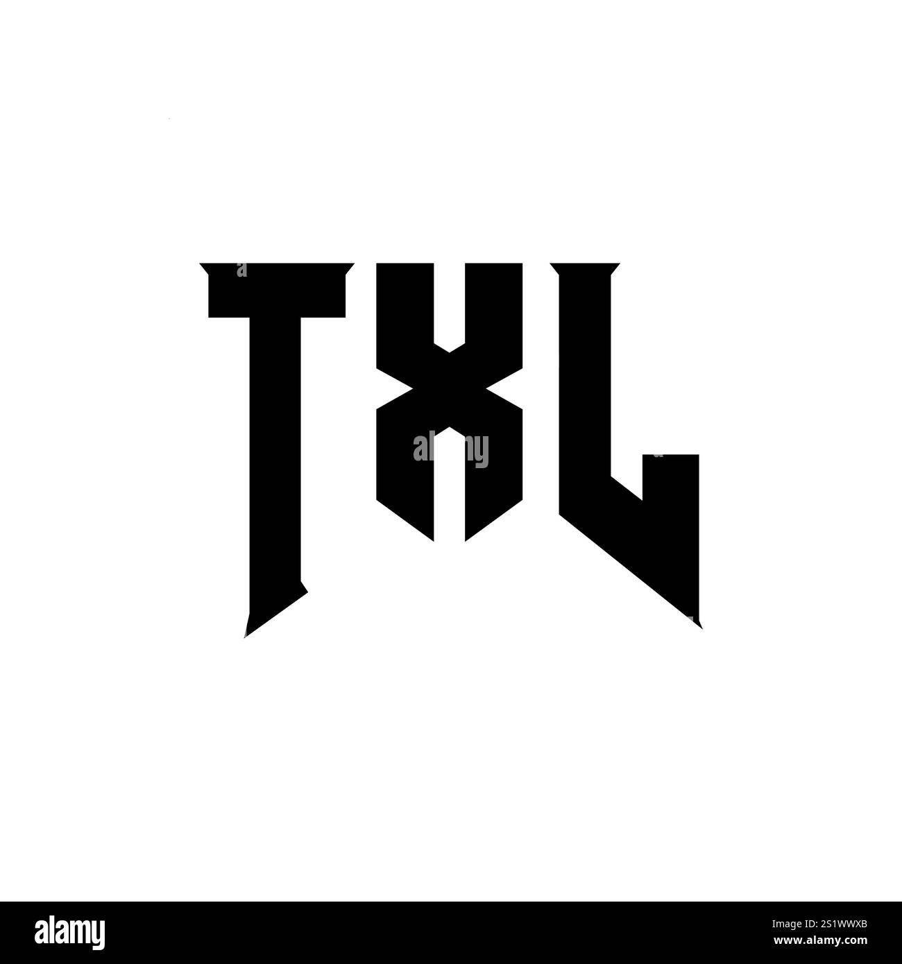 TXL letter logo design for technology company. TXL logo design black ...
