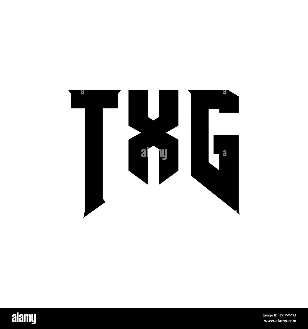 Txg logo design hi-res stock photography and images - Alamy
