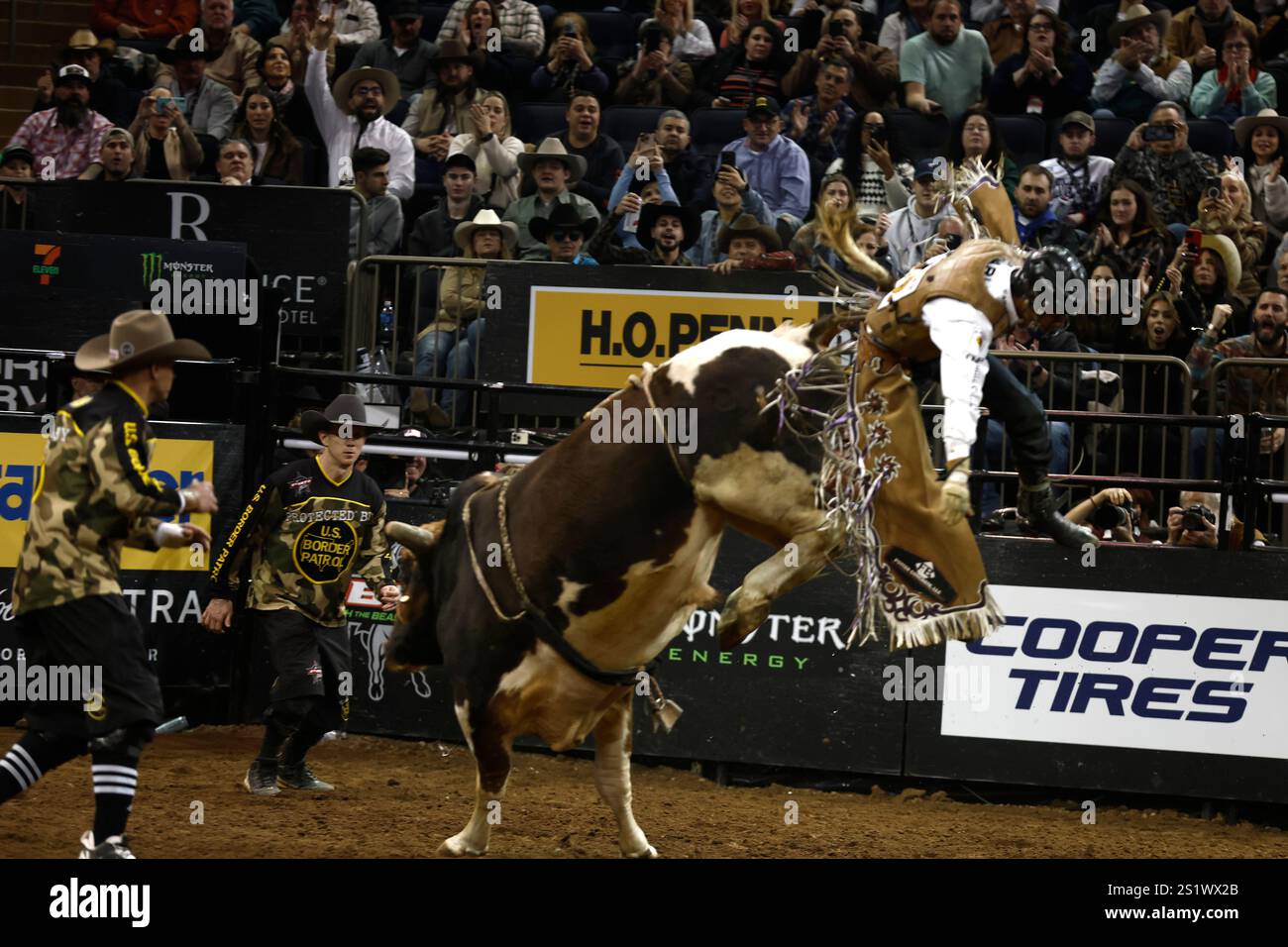 New York, USA. 04th Jan, 2025. Kaiden Loud rides during PBR's Unleash ...