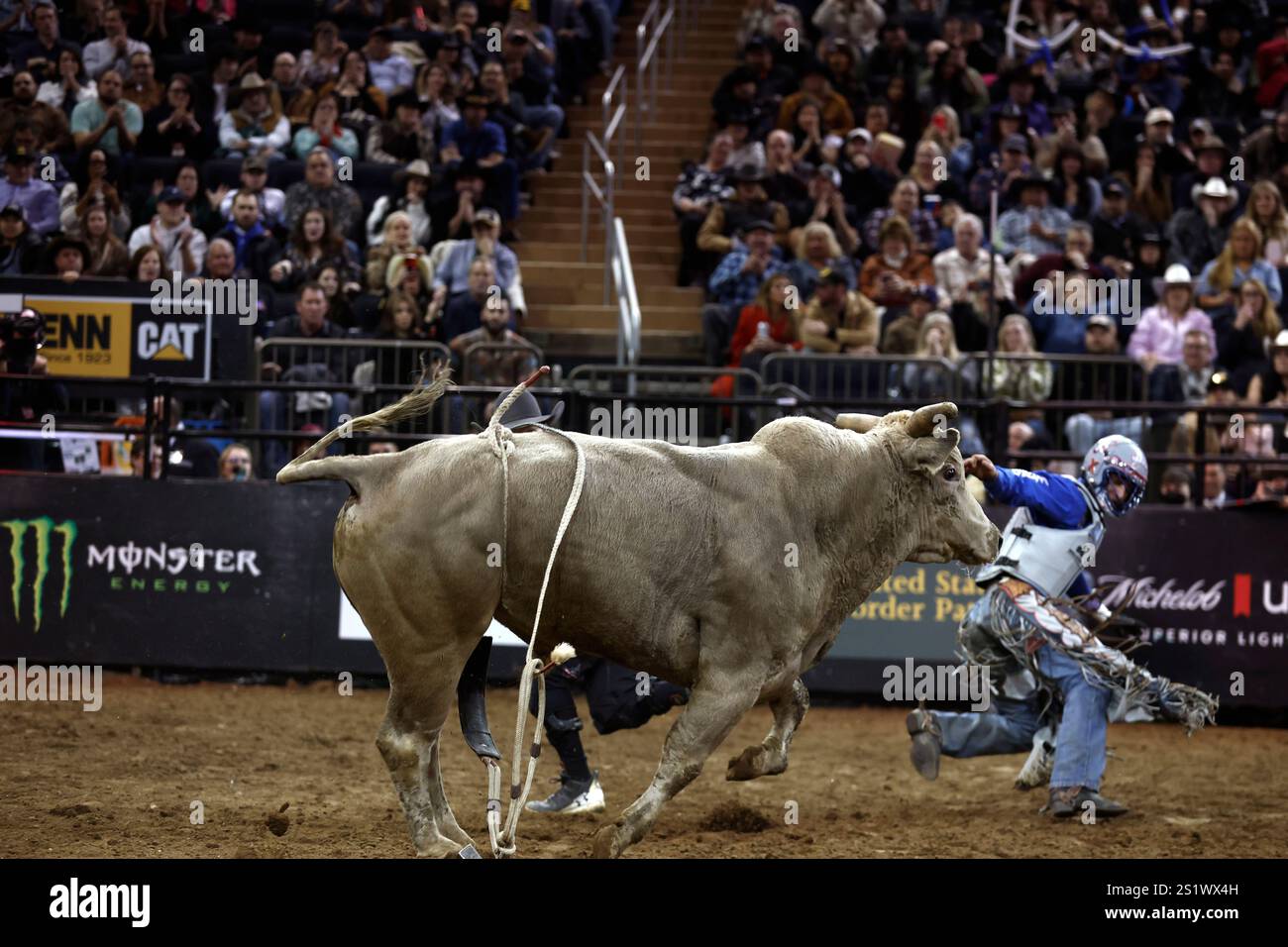 New York, USA. 04th Jan, 2025. Mauricio Gulla Moreira rides during PBR ...