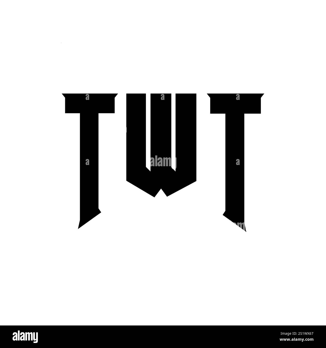 TWT letter logo design for technology company. TWT logo design black ...