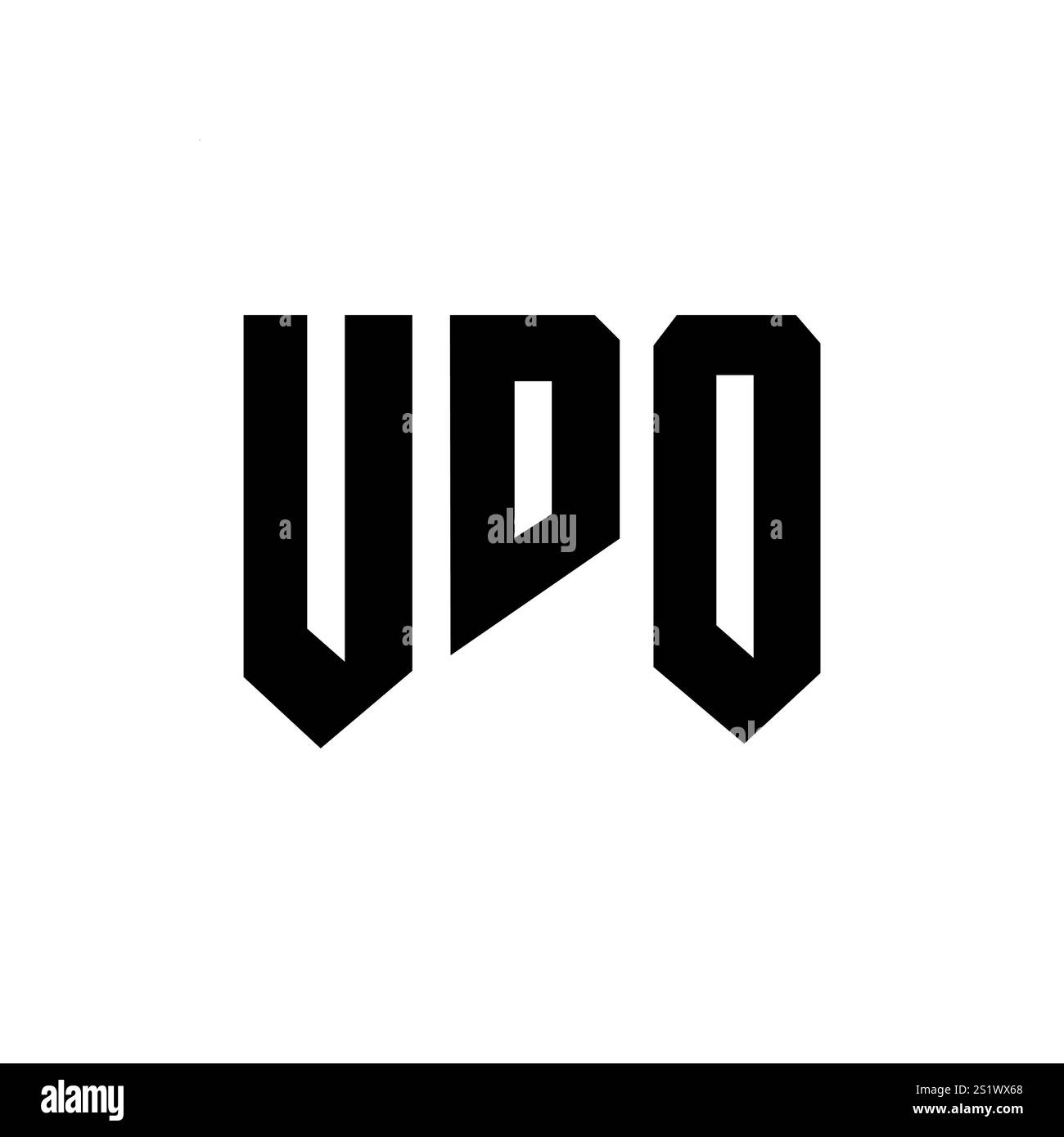 UDO letter logo design for technology company. UDO logo design black ...