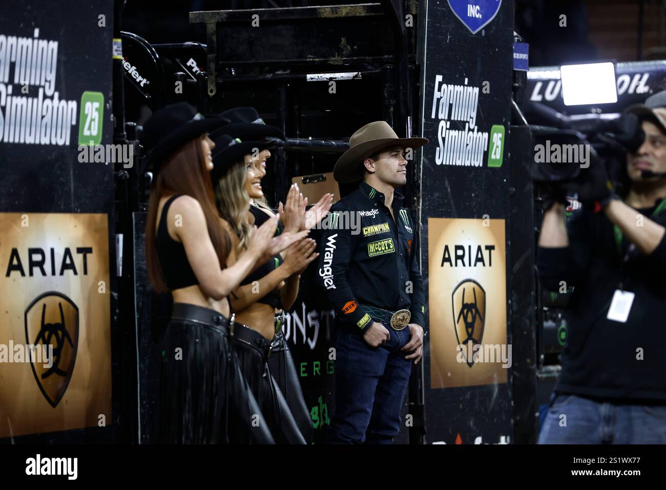 New York, USA. 04th Jan, 2025. Two day overall points winner Daylon ...