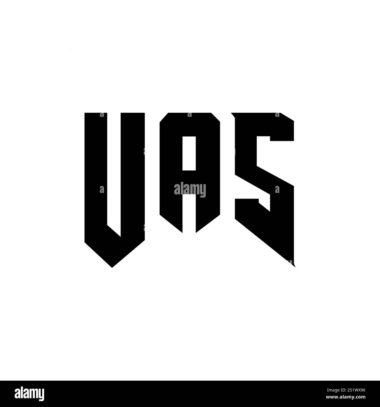 UAS letter logo design for technology company. UAS logo design black ...