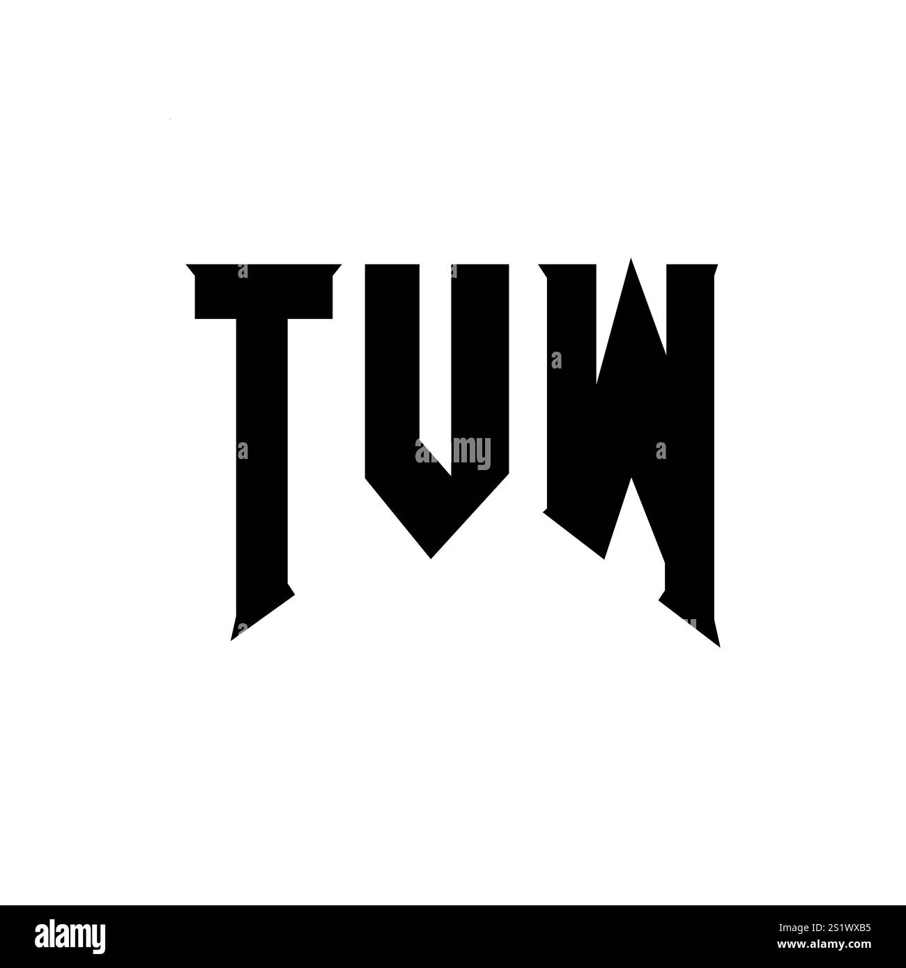 Tvw logo design hi-res stock photography and images - Alamy