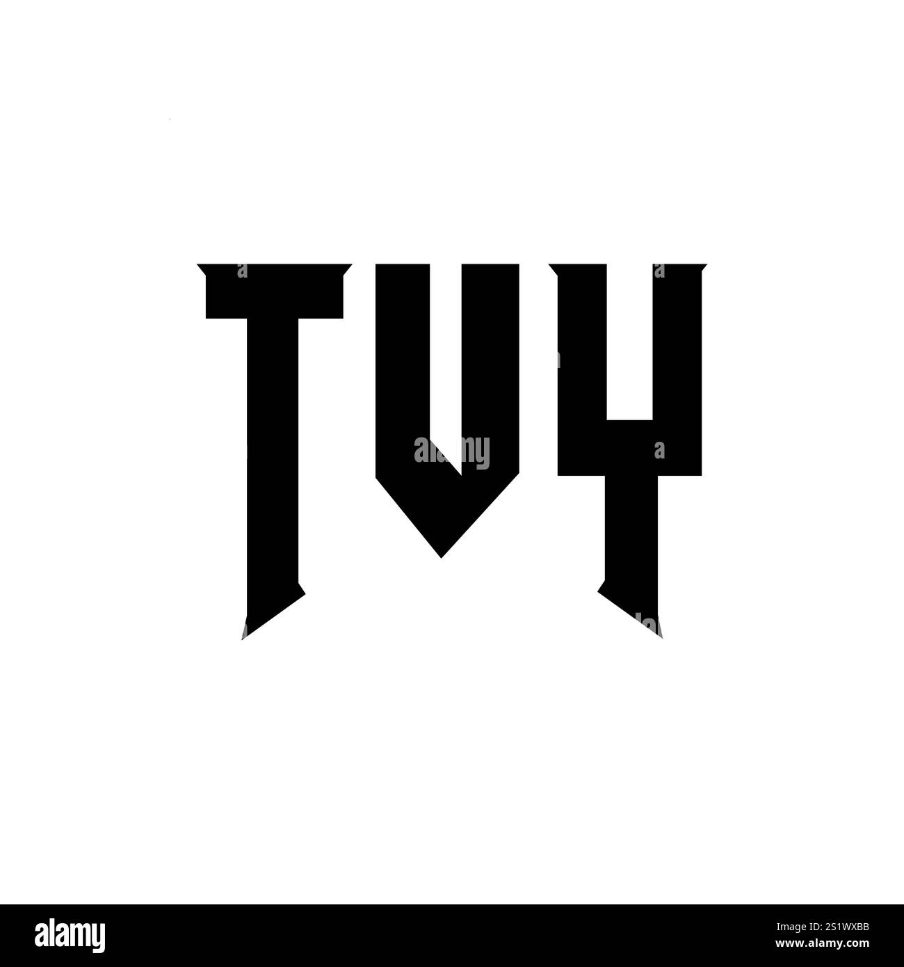 Tvy logo design Cut Out Stock Images & Pictures - Alamy