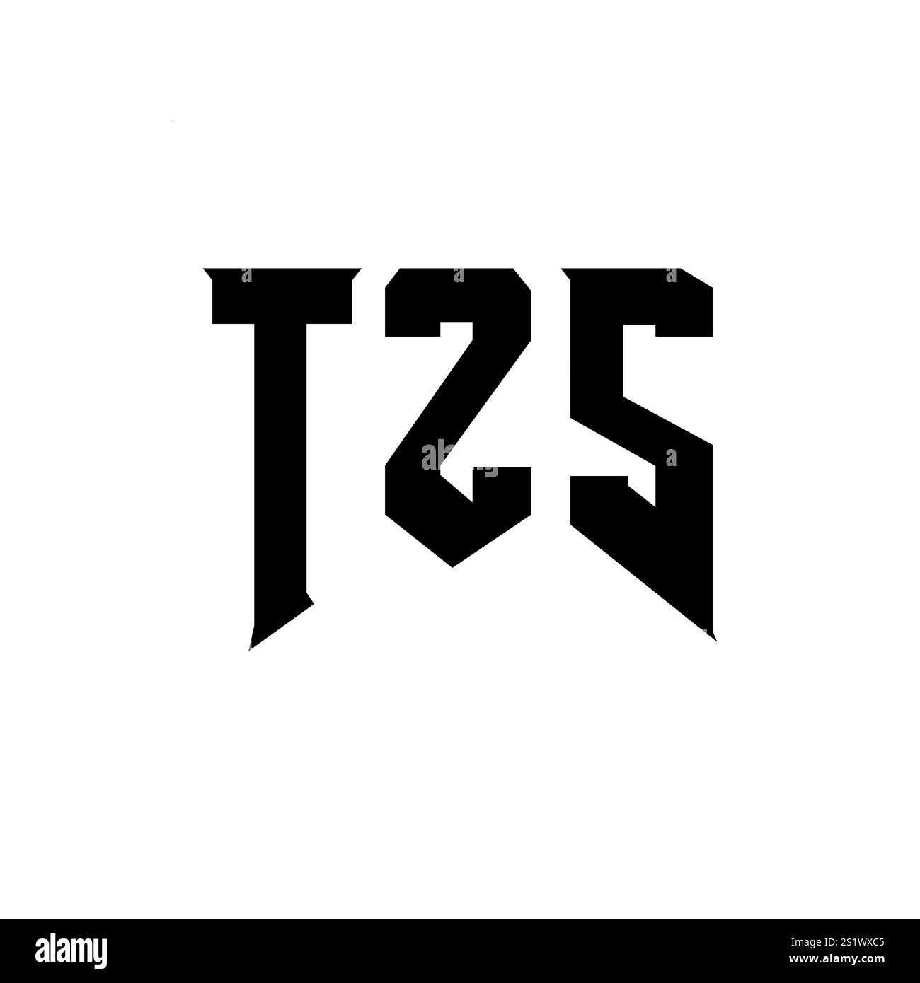 Tzs logo design hi-res stock photography and images - Alamy