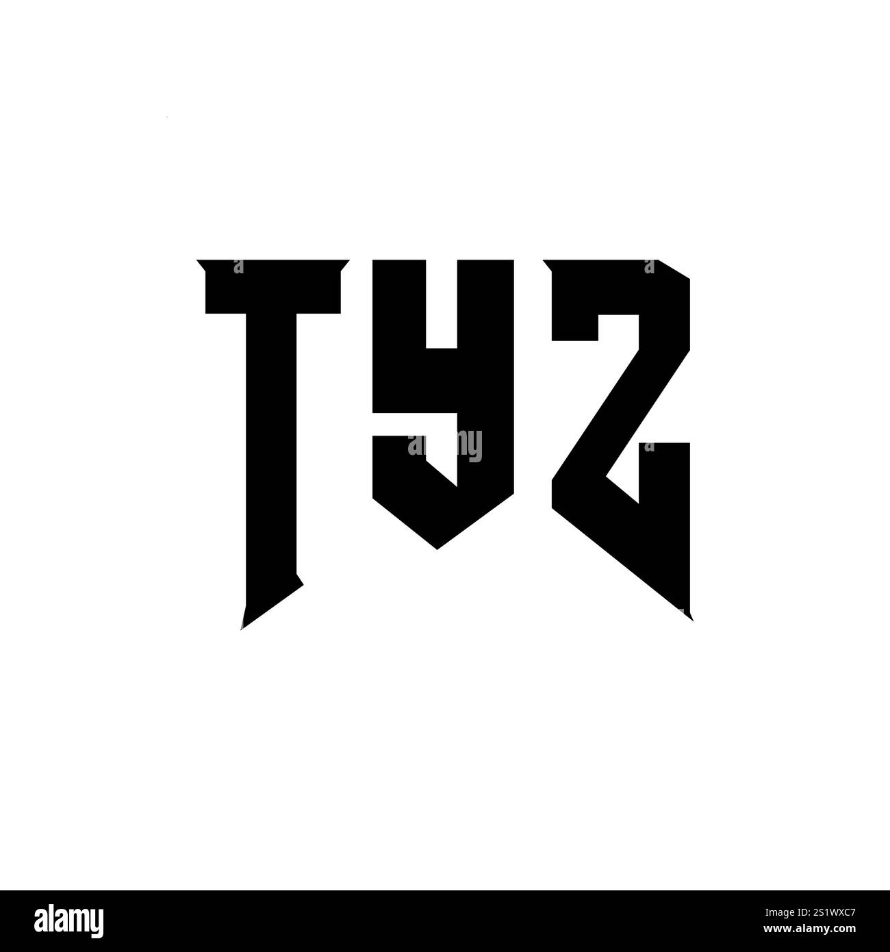 Tyz logo design hi-res stock photography and images - Alamy