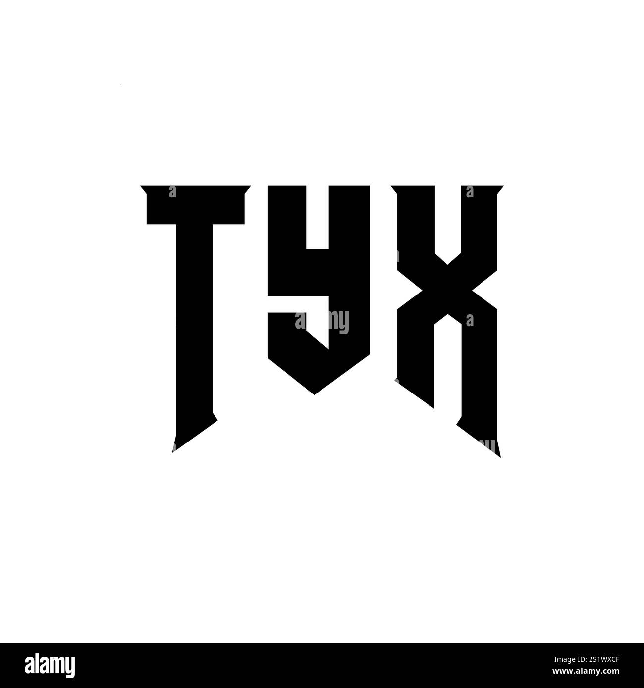 Tyx logo design hi-res stock photography and images - Alamy