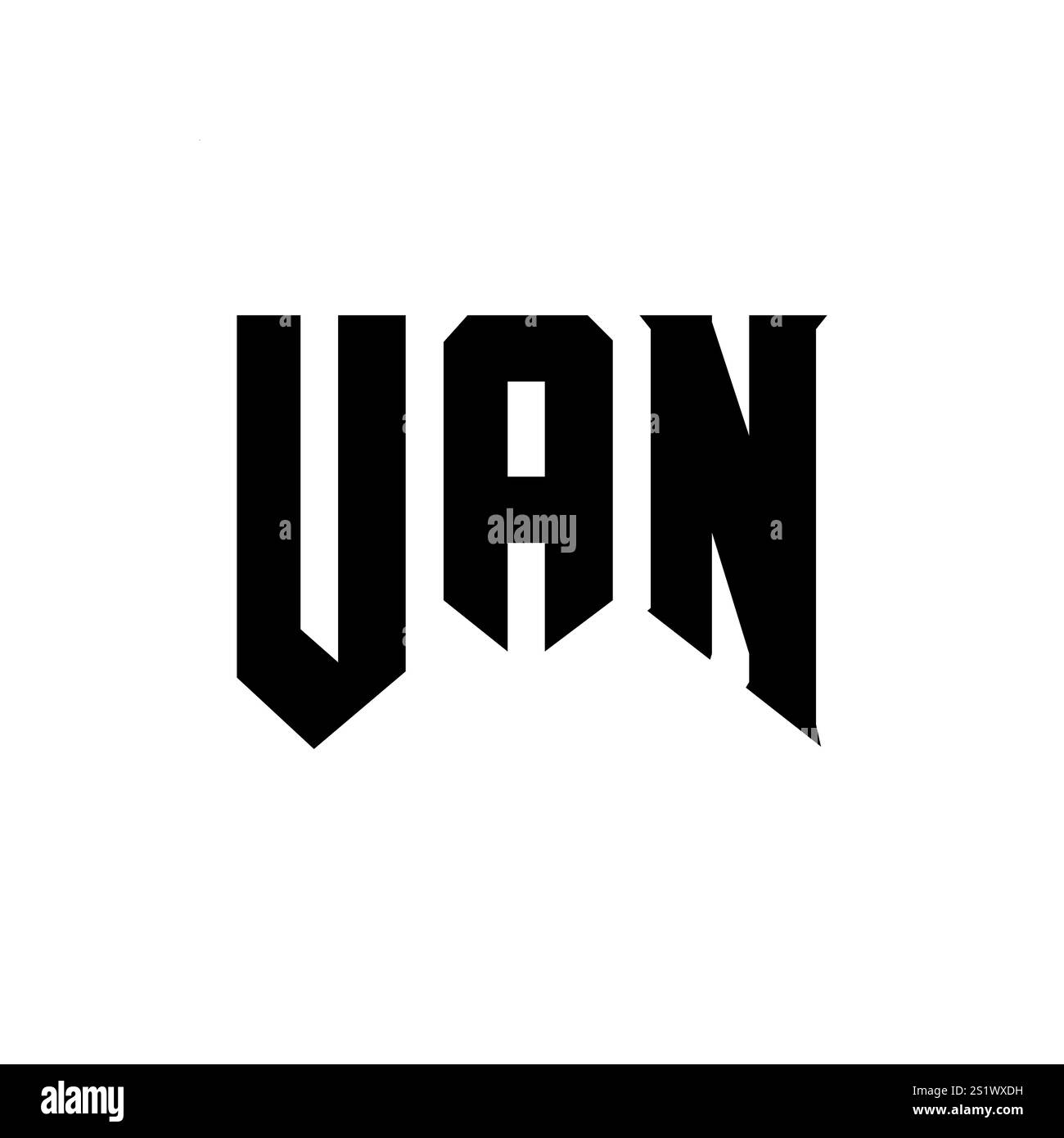 Uan logo design Stock Vector Images - Alamy