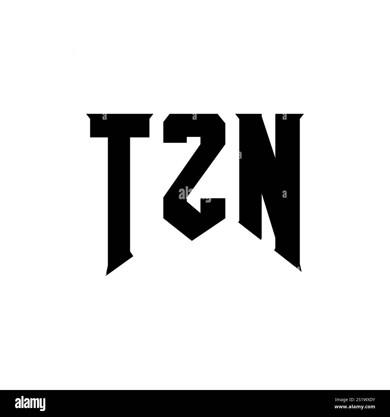 TZN letter logo design for technology company. TZN logo design black ...