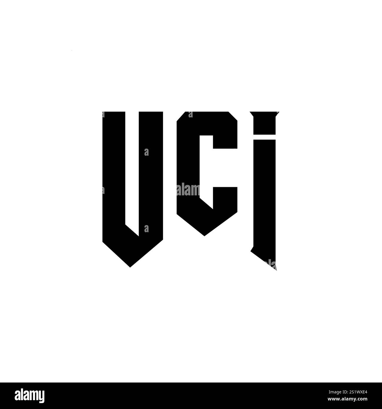 UCI letter logo design for technology company. UCI logo design black ...