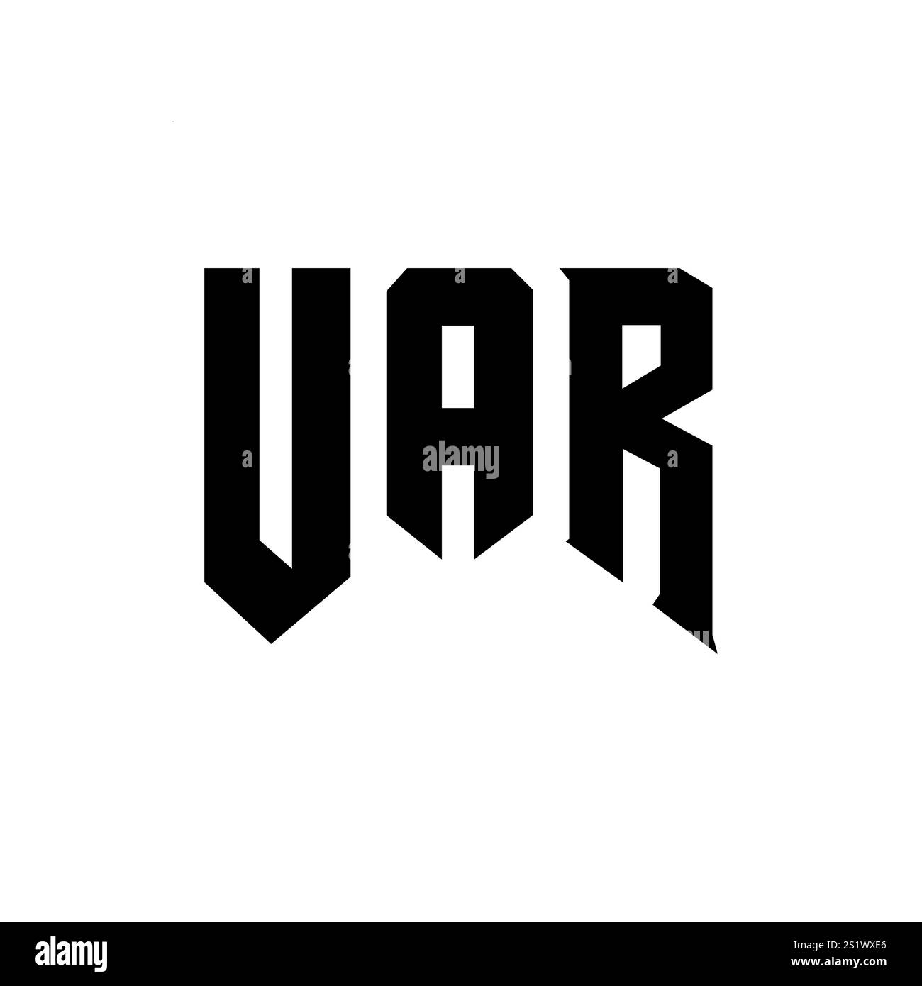 UAR letter logo design for technology company. UAR logo design black ...