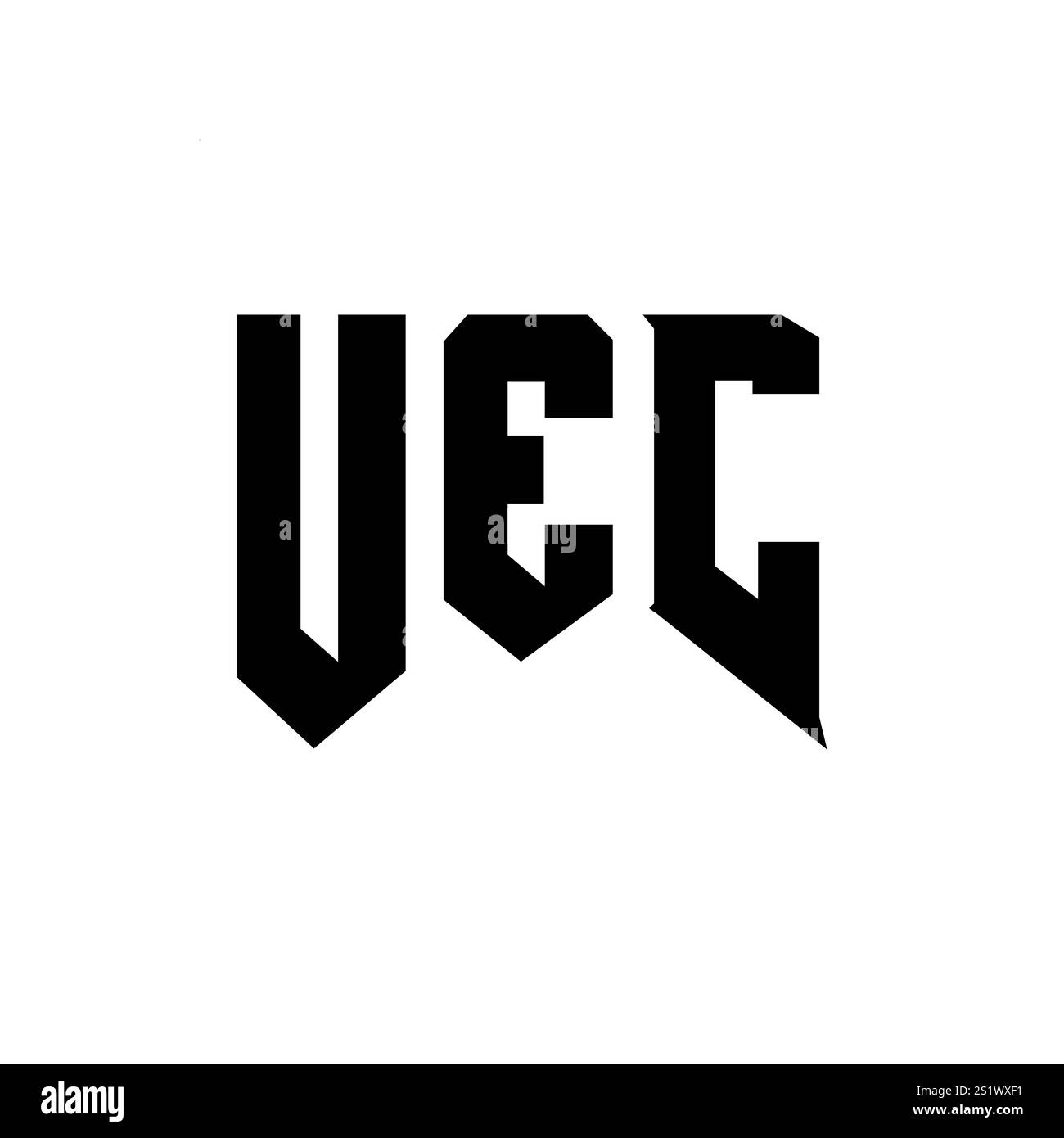 UEC letter logo design for technology company. UEC logo design black ...