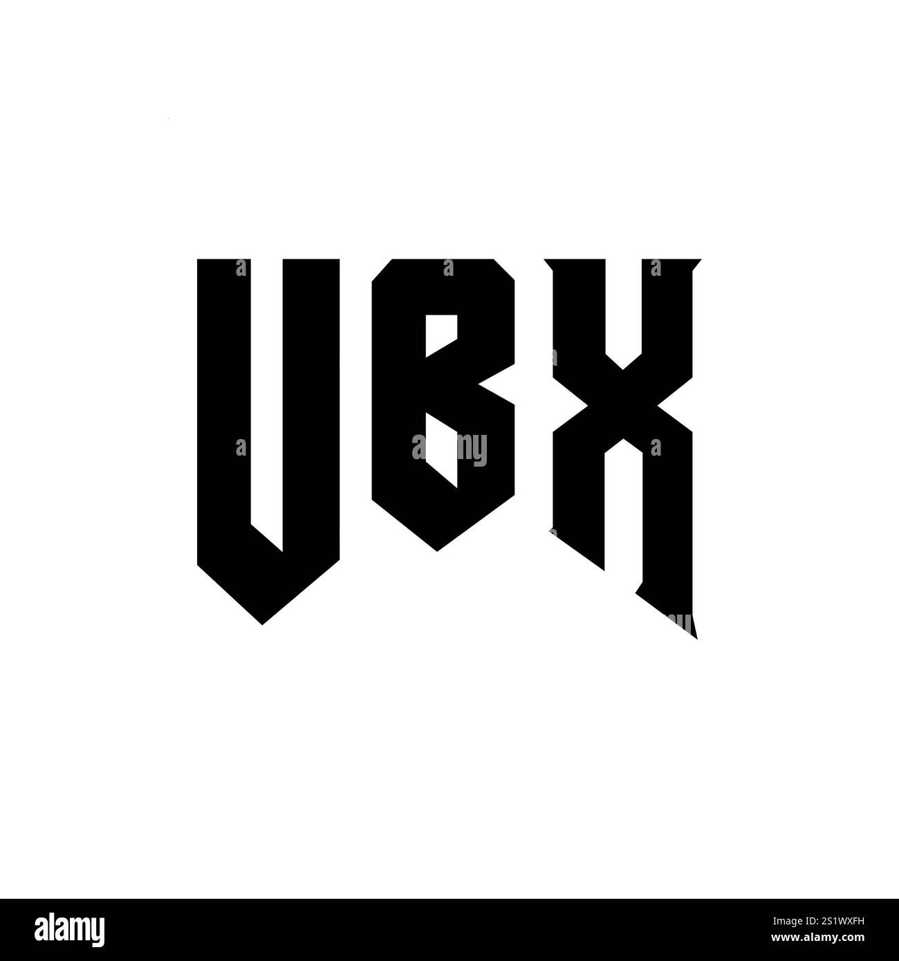 Ubx logo design hi-res stock photography and images - Alamy
