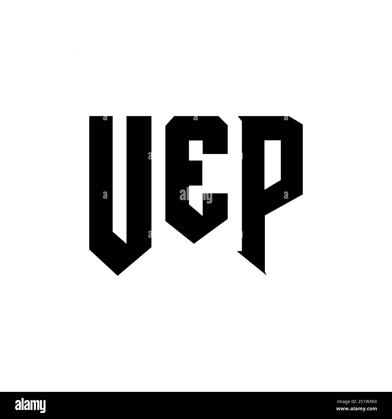 UEP letter logo design for technology company. UEP logo design black ...