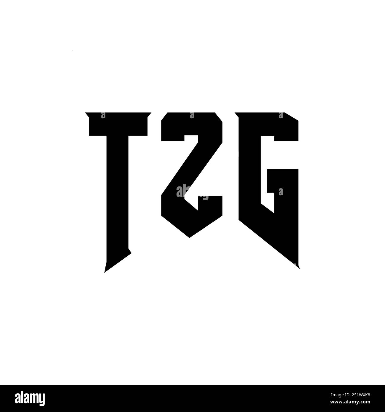 TZG letter logo design for technology company. TZG logo design black ...