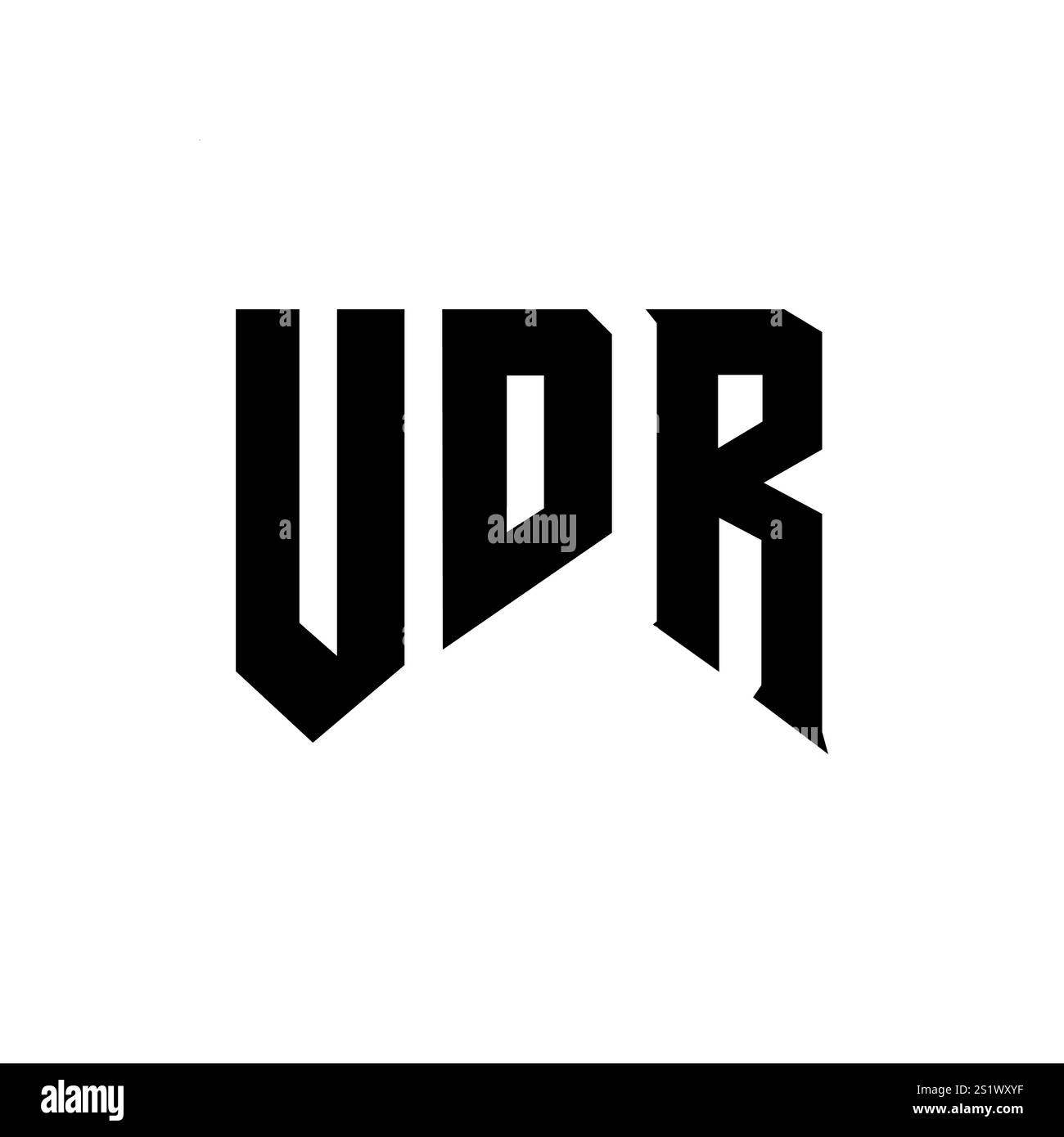 Udr logo design Stock Vector Images - Alamy
