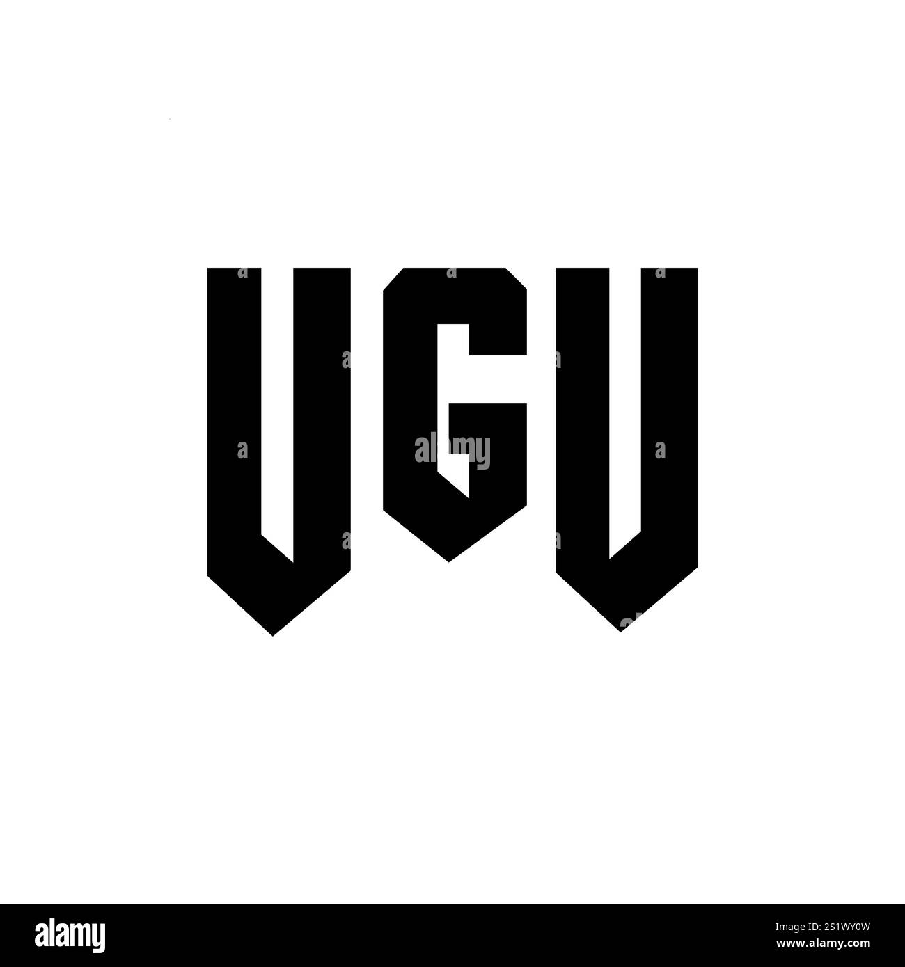 Ugu logo design Stock Vector Images - Alamy